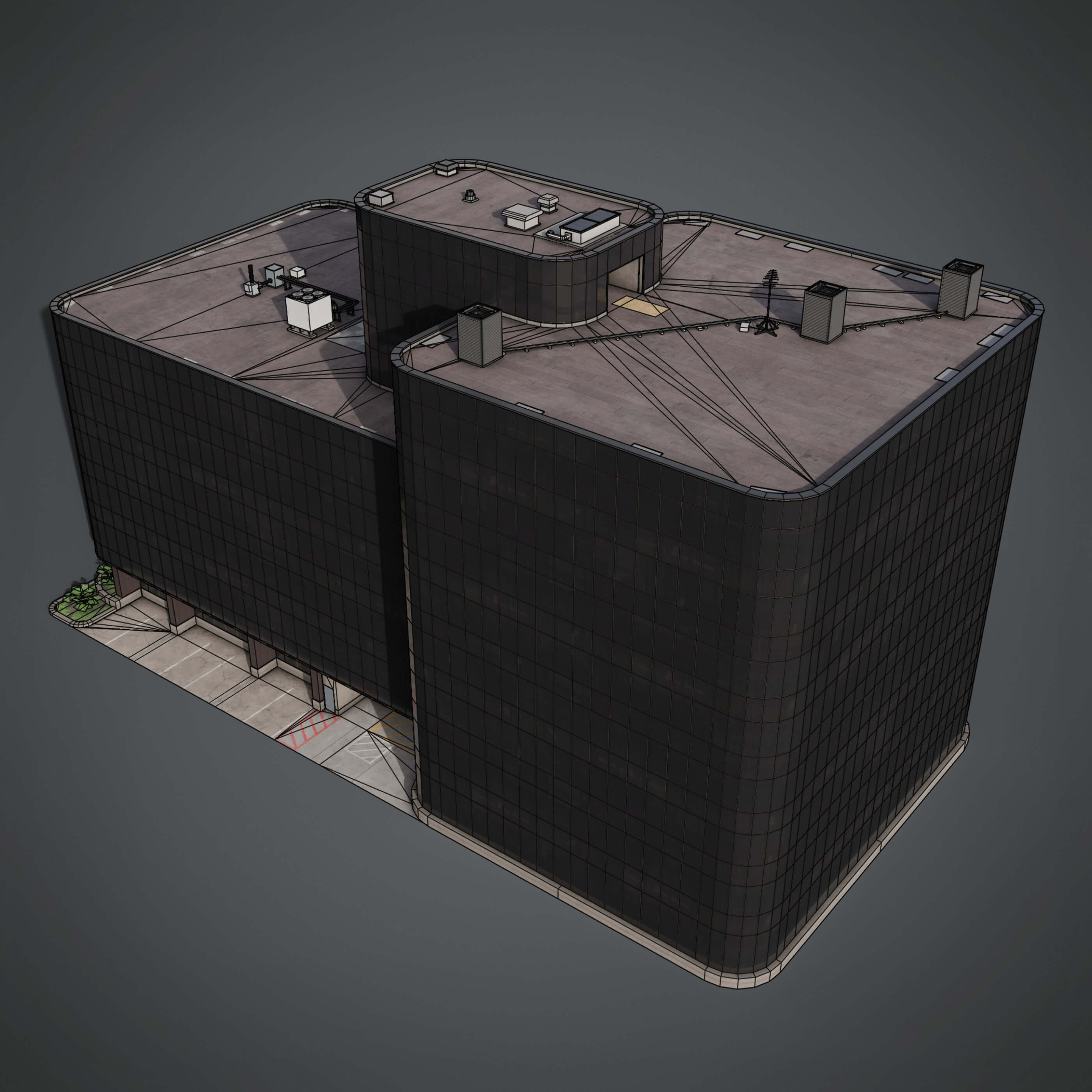 Seattle Office Building - RCI 3D Model by solo_GRV