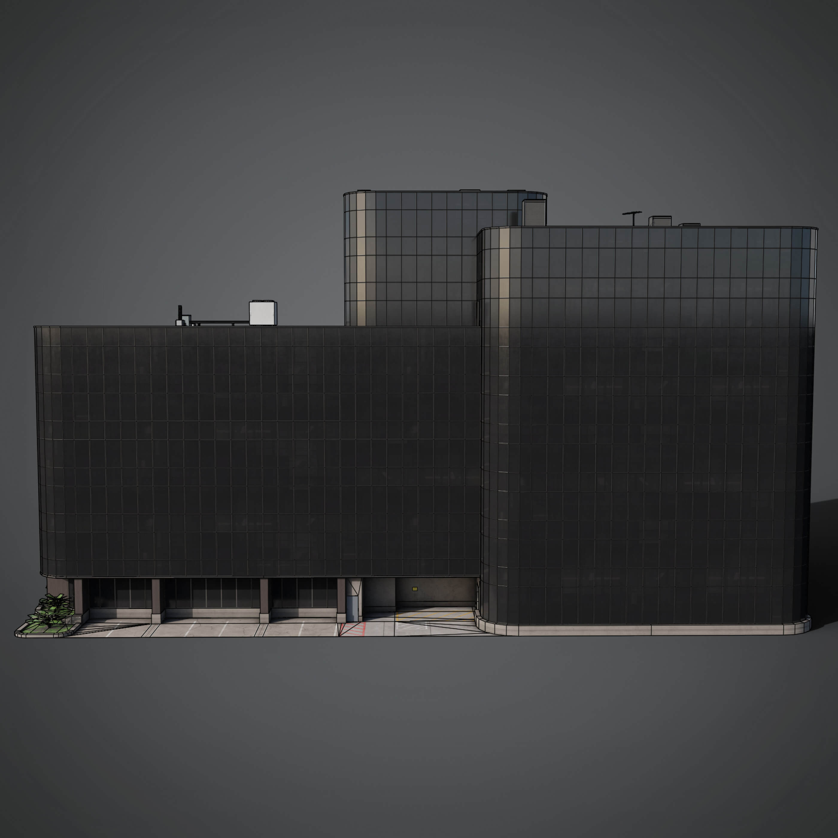 Seattle Office Building - RCI 3D Model by solo_GRV