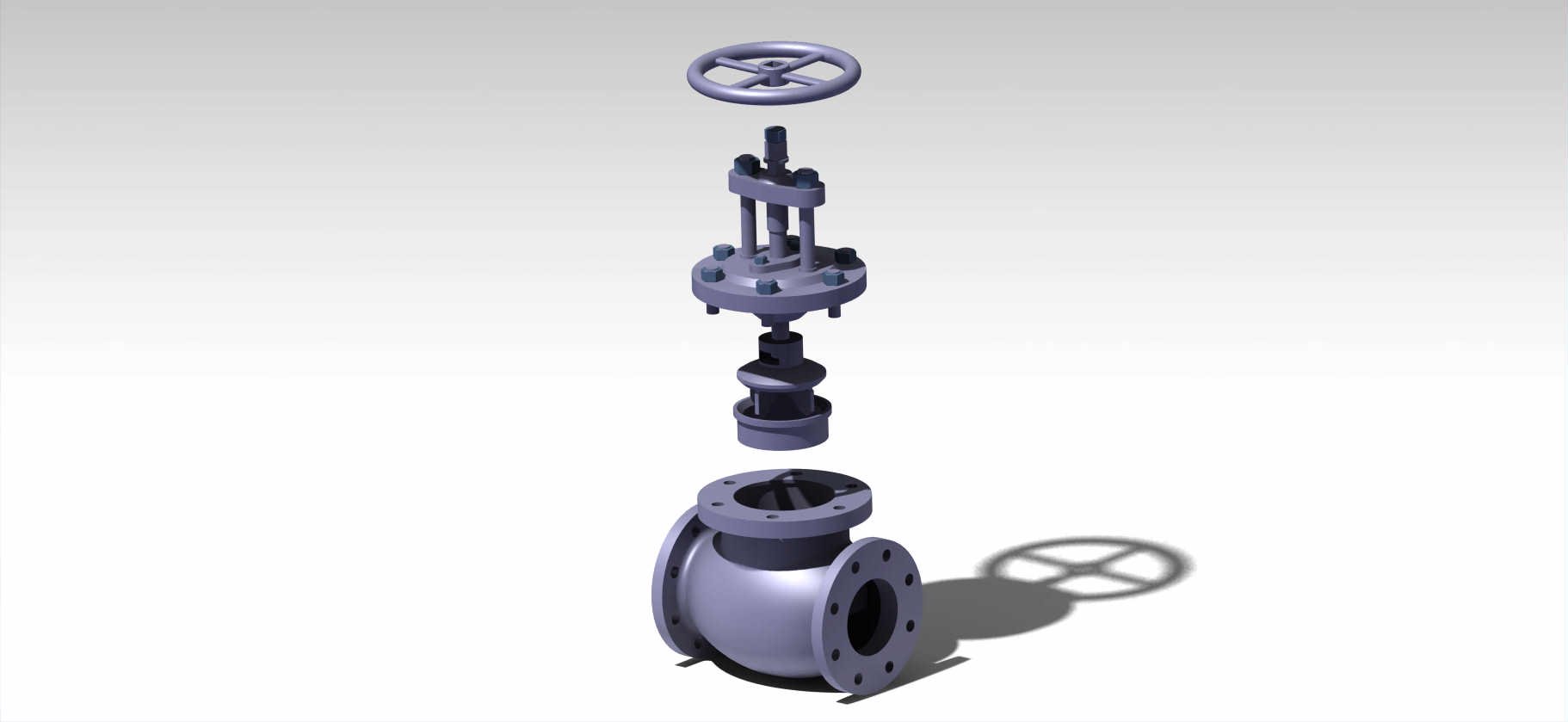 stop valve 3D Render, Digital Art by solutionist