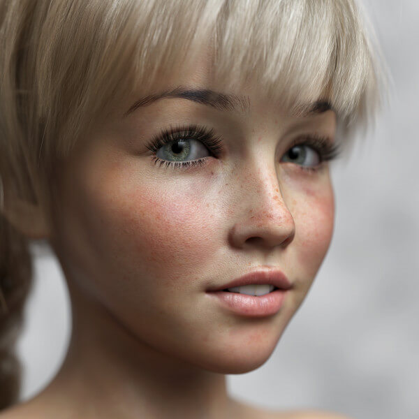 Ana De Armas Portrait 3D Render | RenderHub Gallery