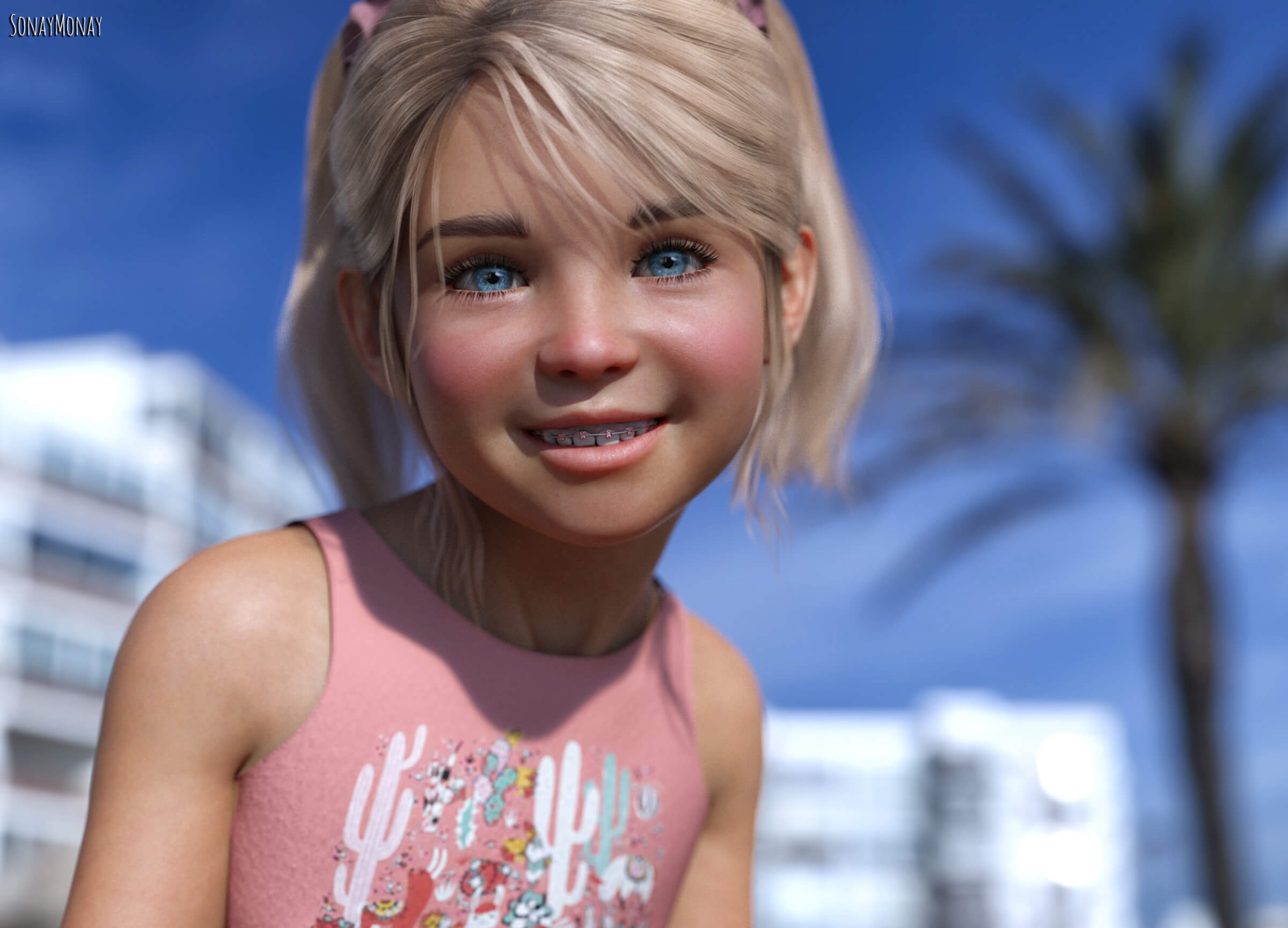 Vacation Mode 3D Render, Digital Art by sonaymonay