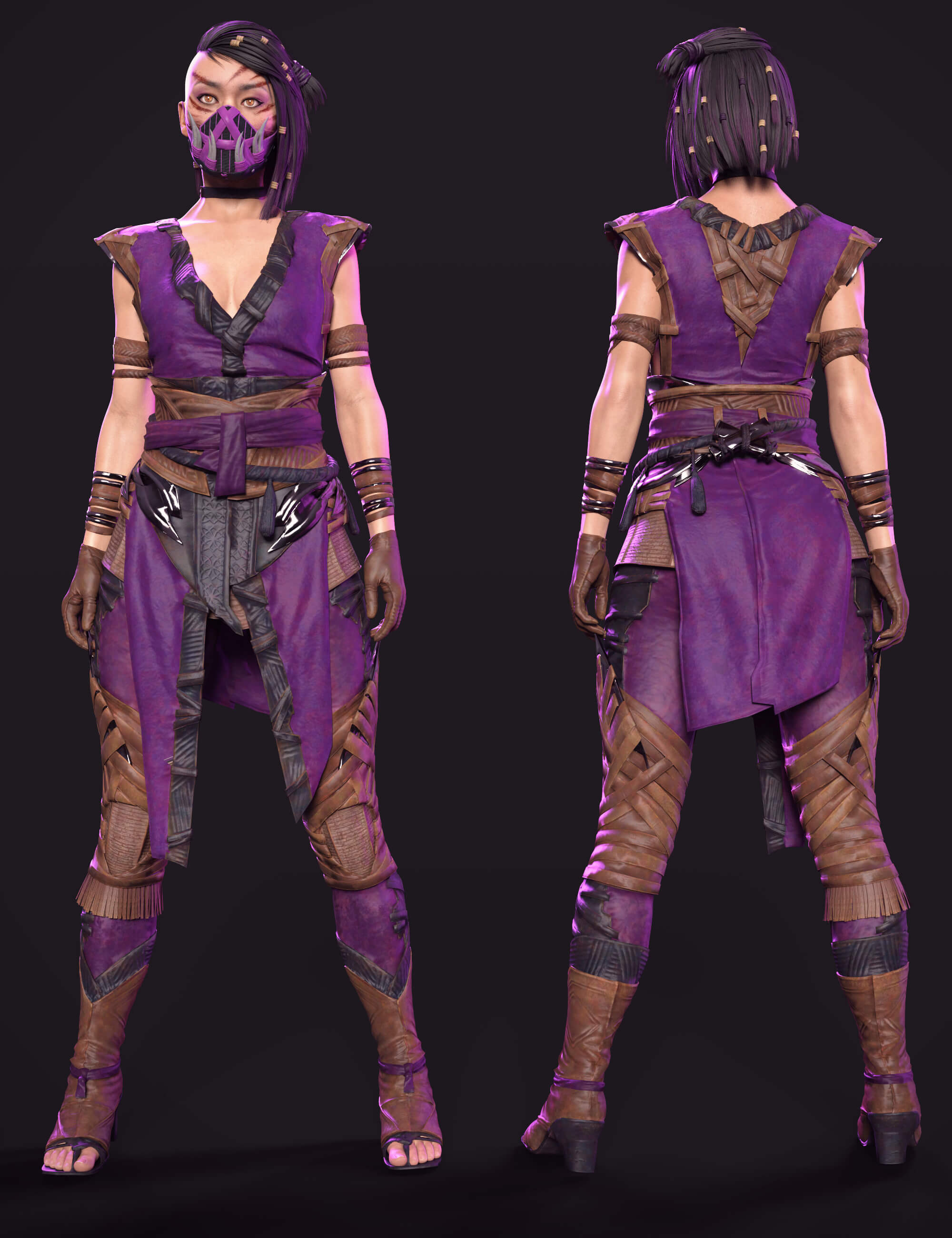 Mileena for Genesis 8 and 8.1 Female - Daz Content by Sonne