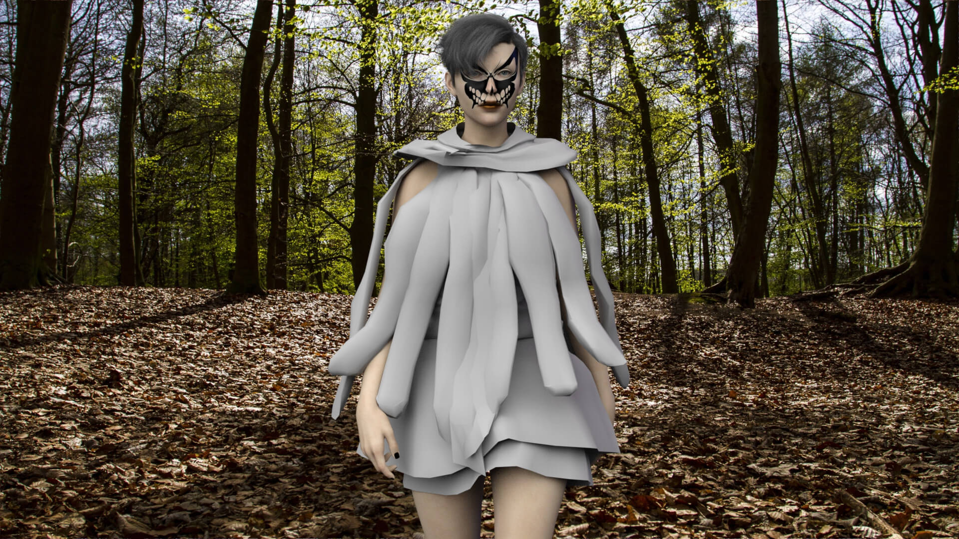 Forest Shaman 3D Render, Digital Art by sonny-conner