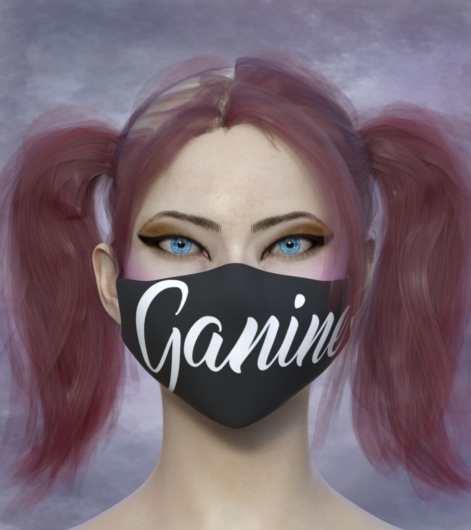 Ganines Mask 3D Render, Digital Art by sonny-conner
