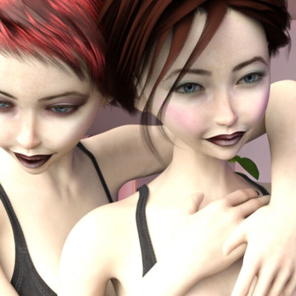 Momoko portrait 3D Render | RenderHub Gallery