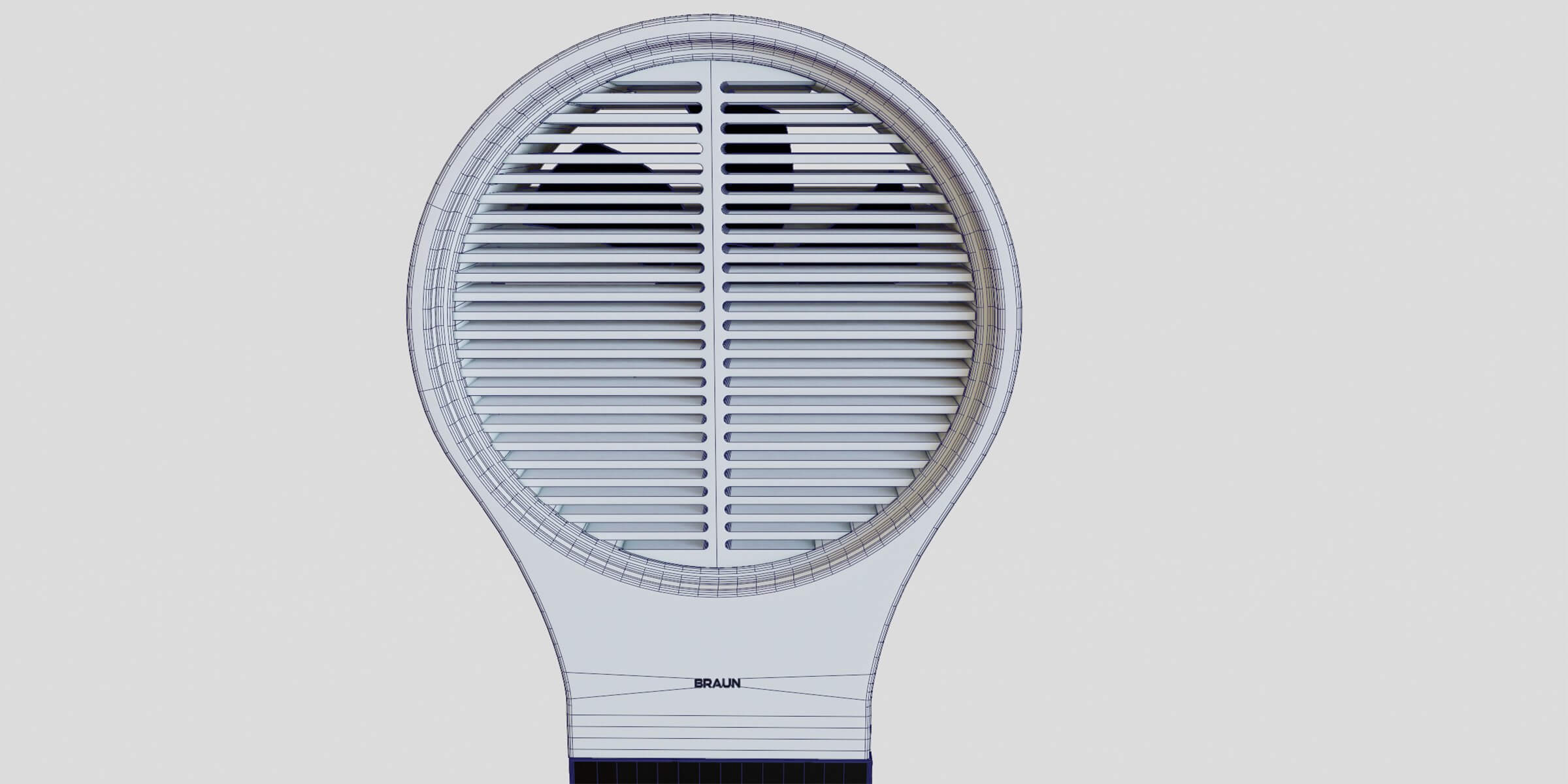 Braun Fan - 3D Model by sono2000