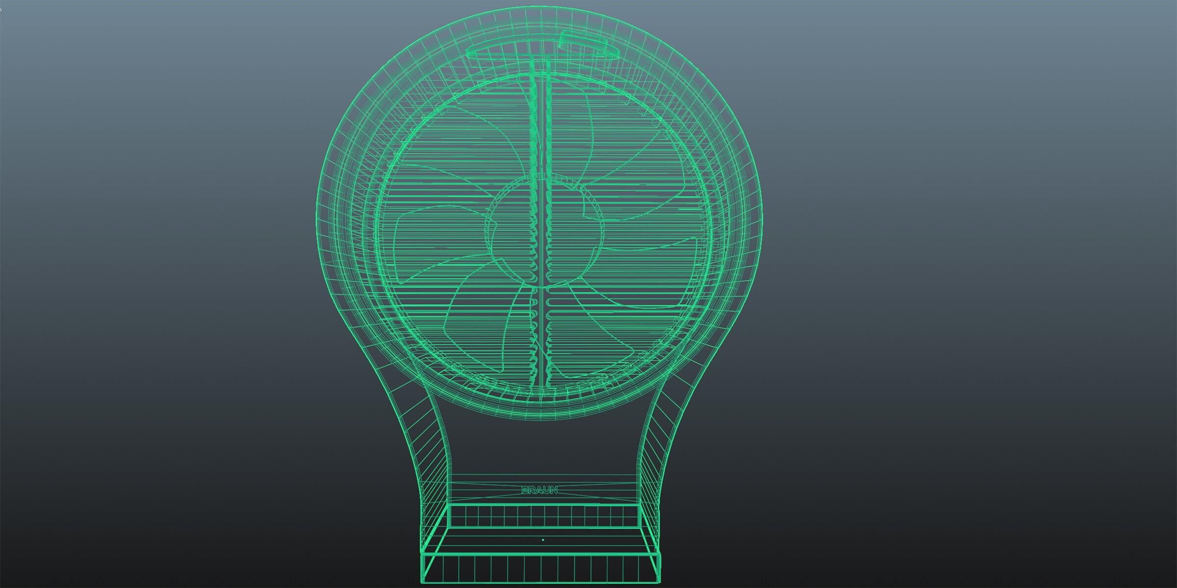 Braun Fan - 3D Model by sono2000