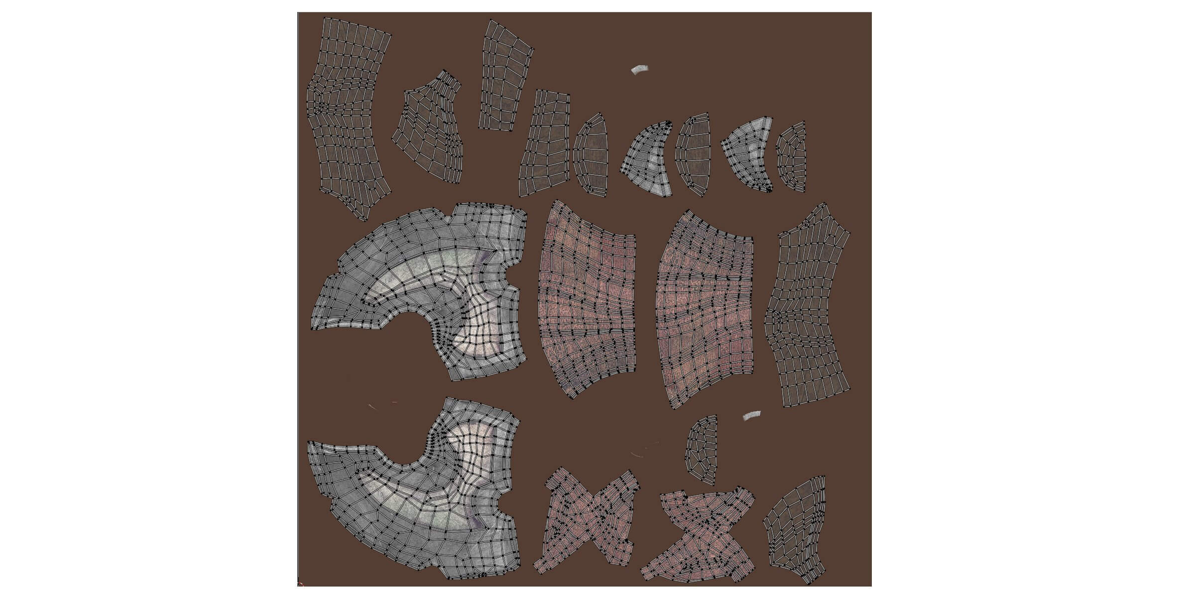 Carved Runed Worn Hand Axe - 3D Model by sono2000