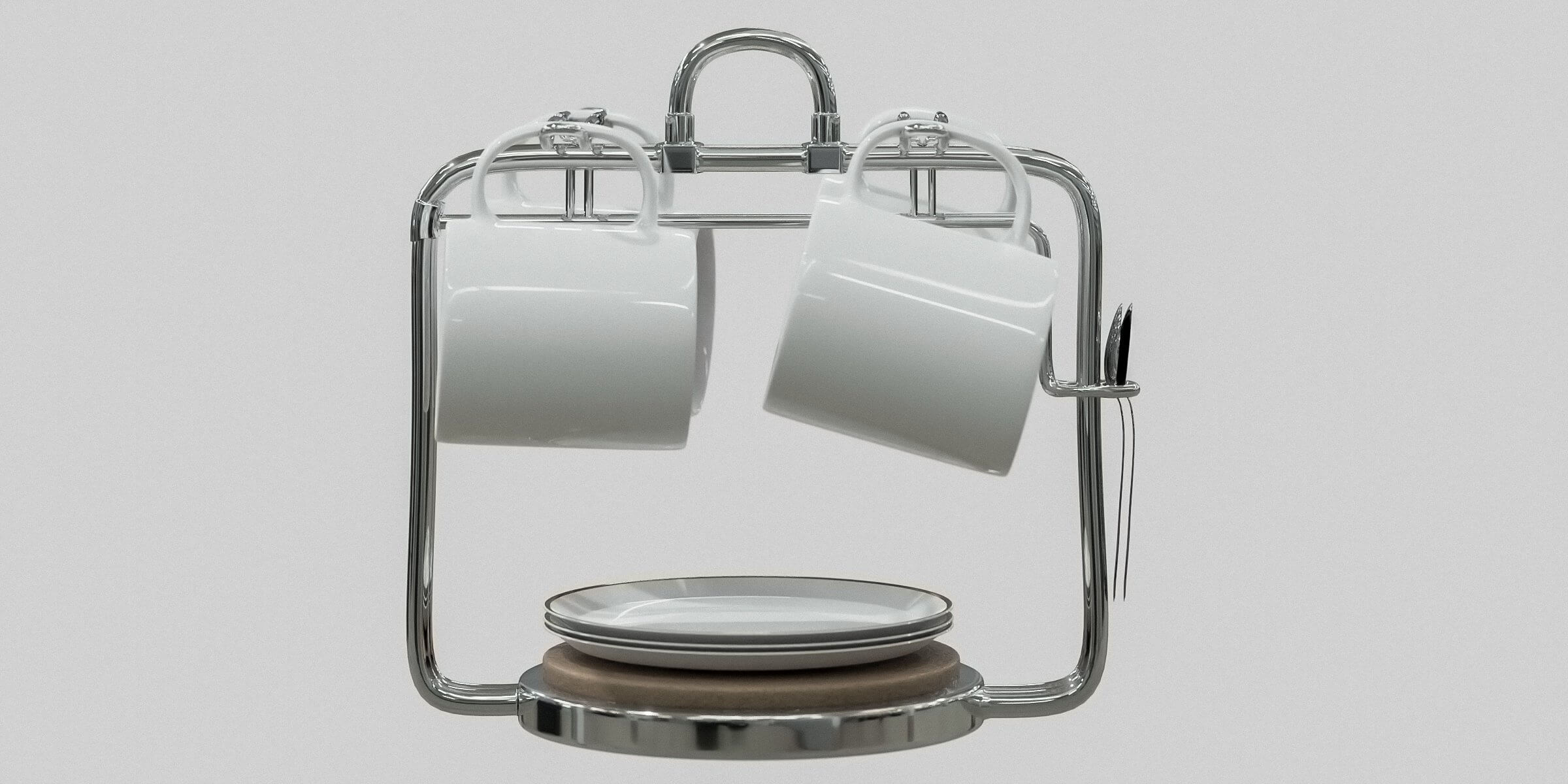 Cup Holder - 3D Model by sono2000