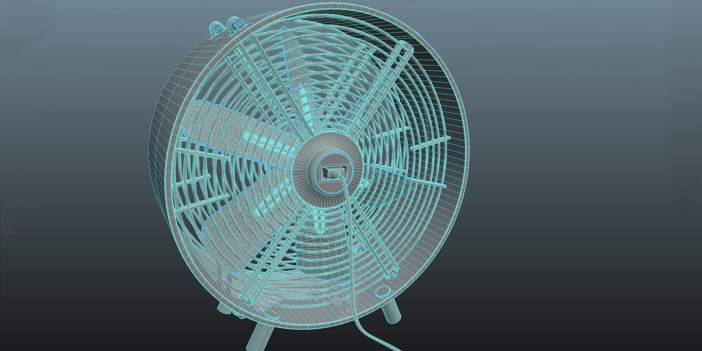 Floor Fan - 3D Model by sono2000