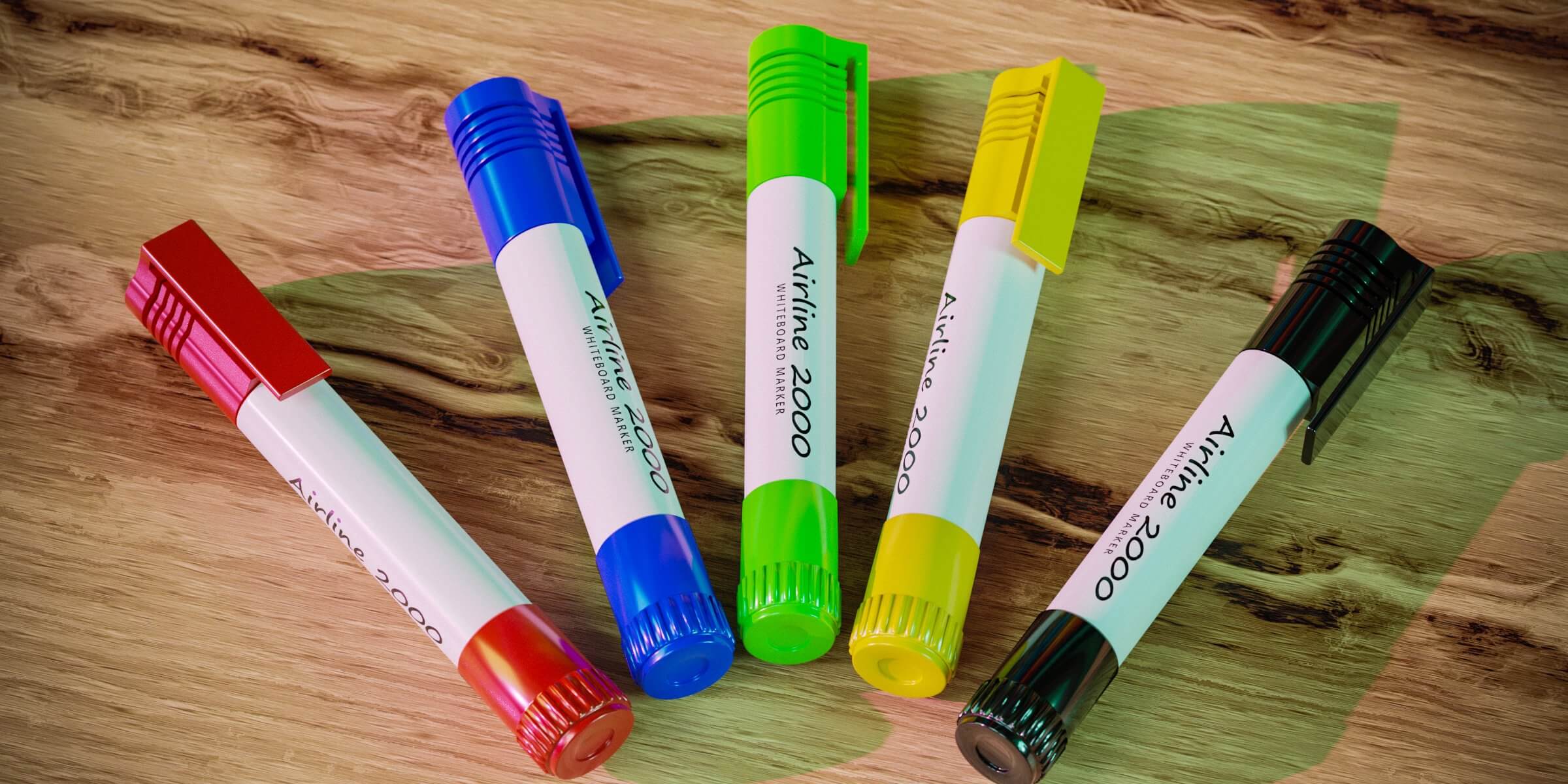 Marker Pens - 3D Model by sono2000
