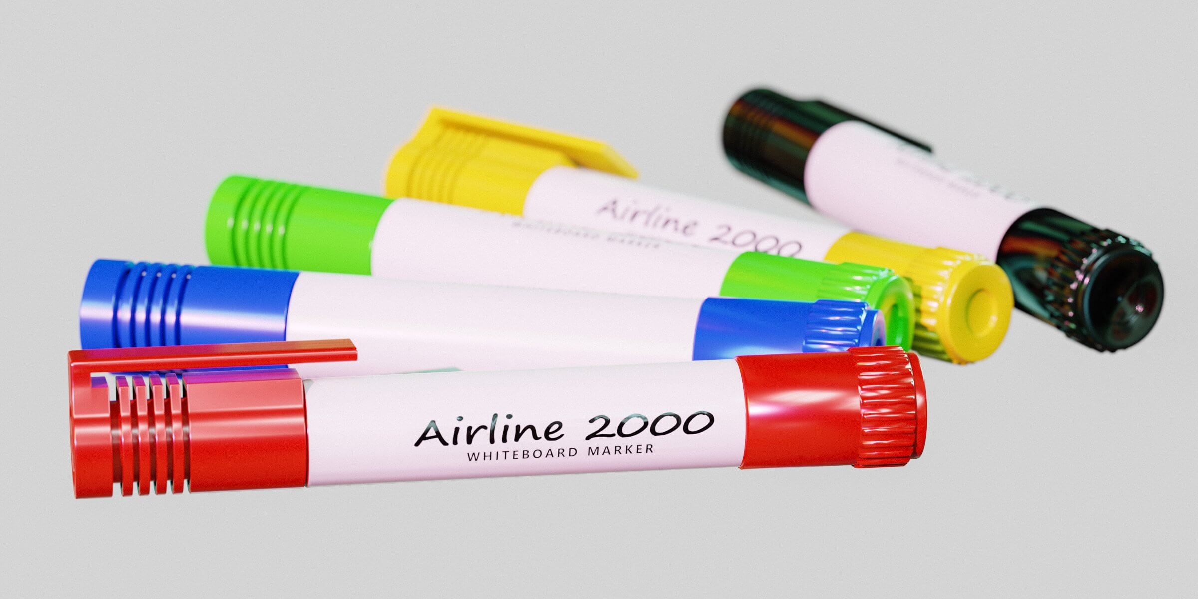 Marker Pens - 3D Model by sono2000