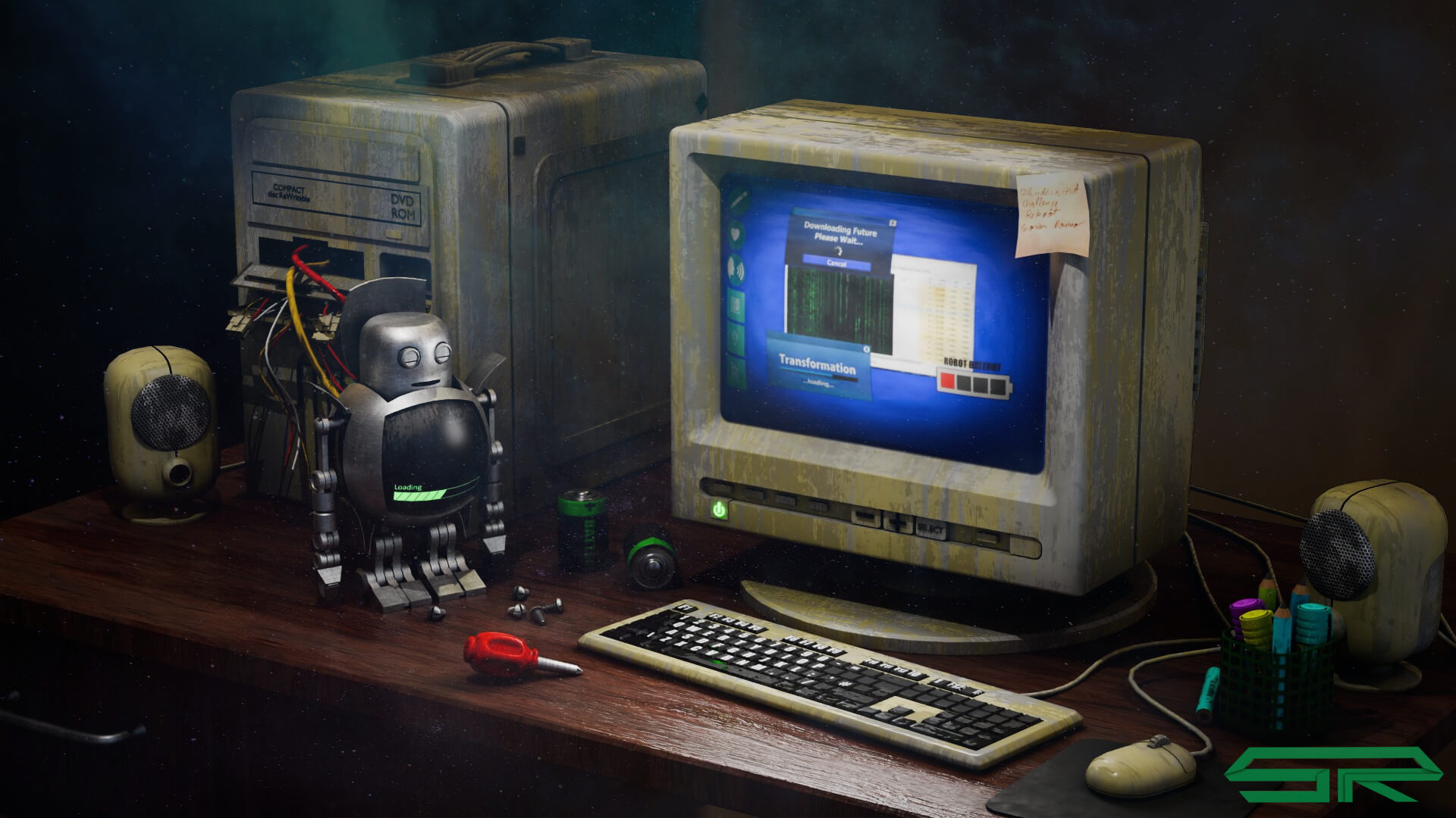 Robot reboot 3D Render, Digital Art by Sorian Romeo