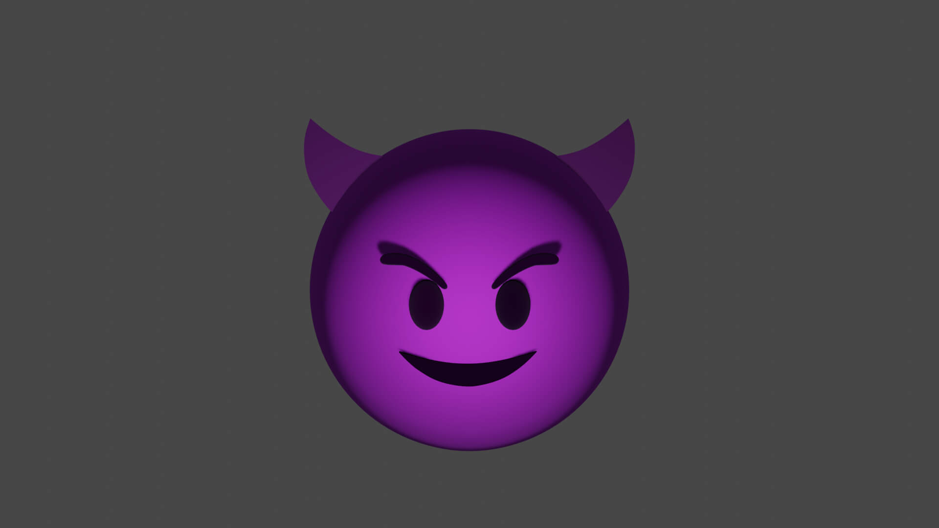 Devil Emoji (iPhone) 3D Model by Soul Chamber