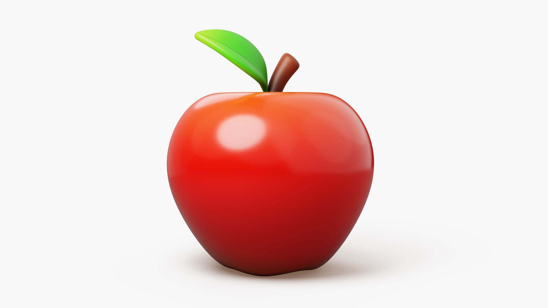 Apple Fruit Stylized - 3D Model by SoulDELF