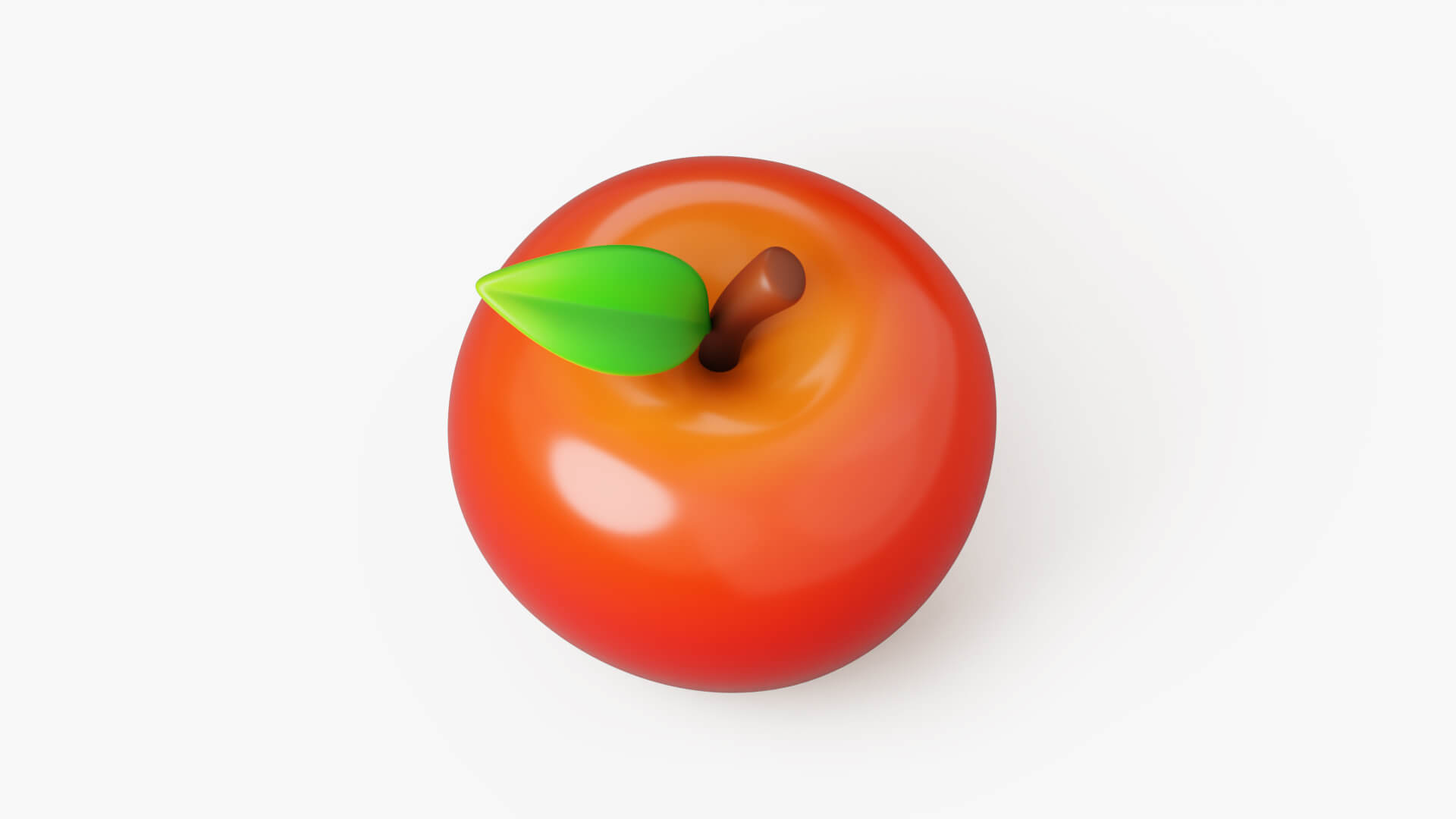 Apple Fruit Stylized - 3D Model by SoulDELF