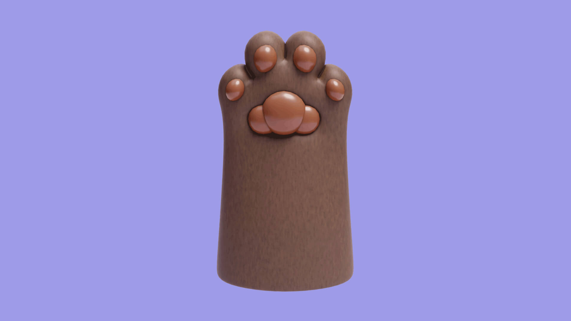 Cute Stylized Cat Paws - 3D Model by SoulDELF