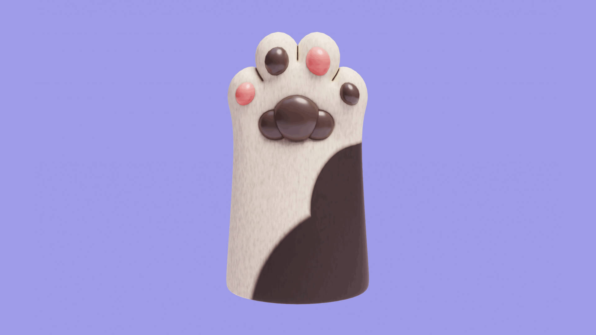 Cute Stylized Cat Paws - 3D Model by SoulDELF
