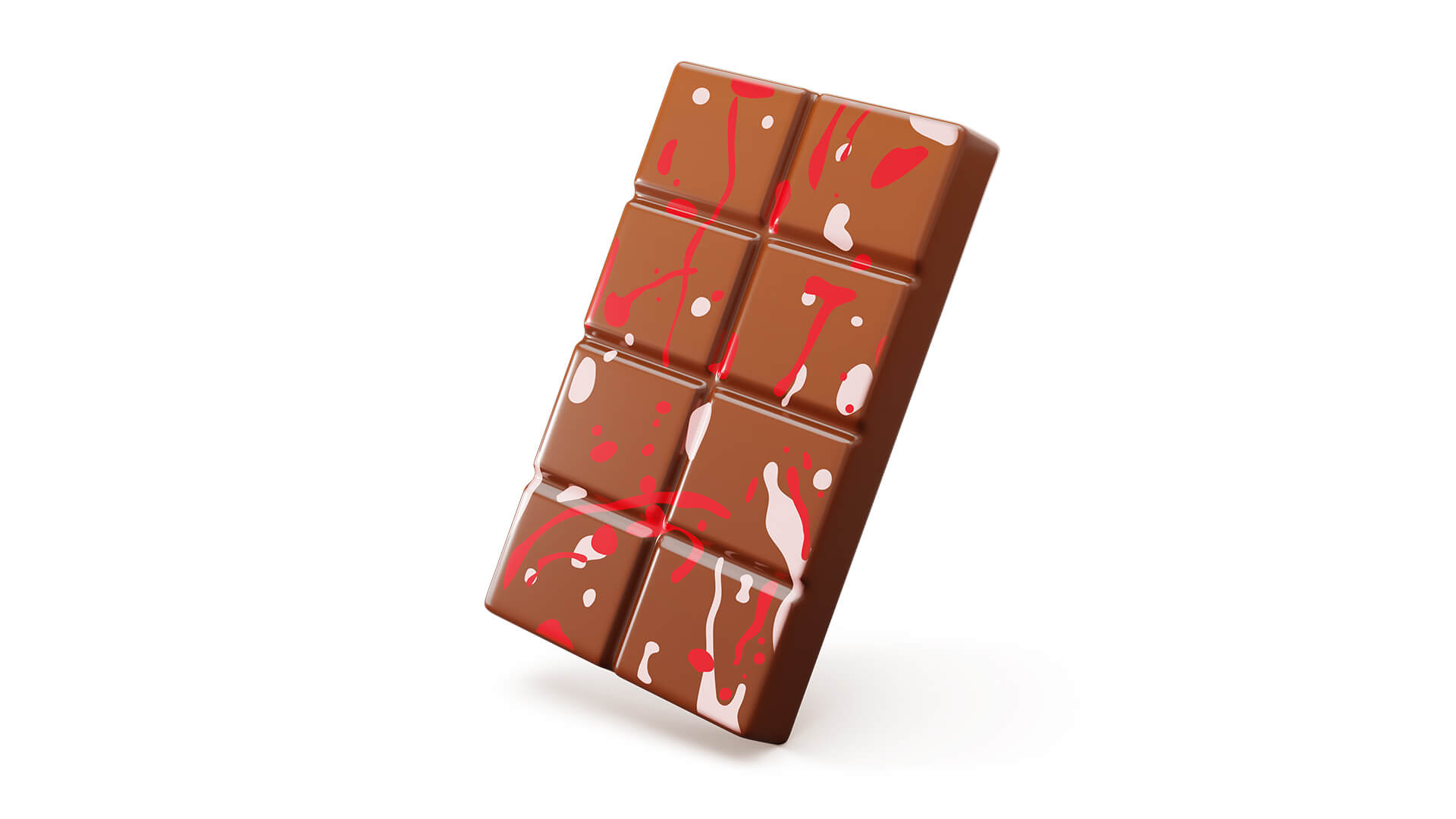 Dubai Chocolate Bar Stylized - 3D Model by SoulDELF