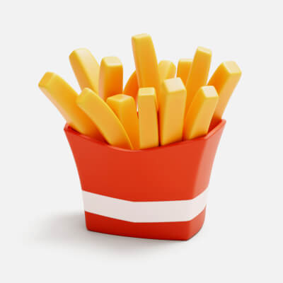 SoulDELF | 3D Models | French Fries