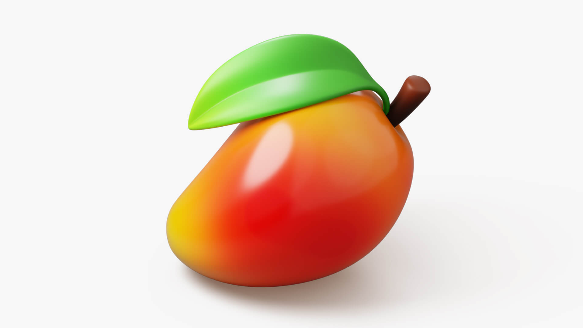 Mango Fruit Stylized - 3D Model by SoulDELF