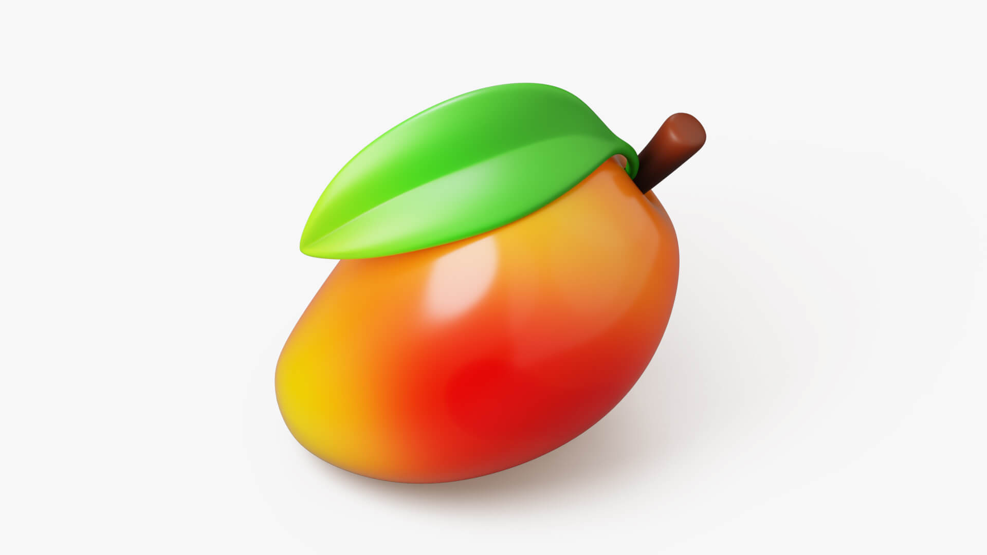 Mango Fruit Stylized - 3D Model by SoulDELF