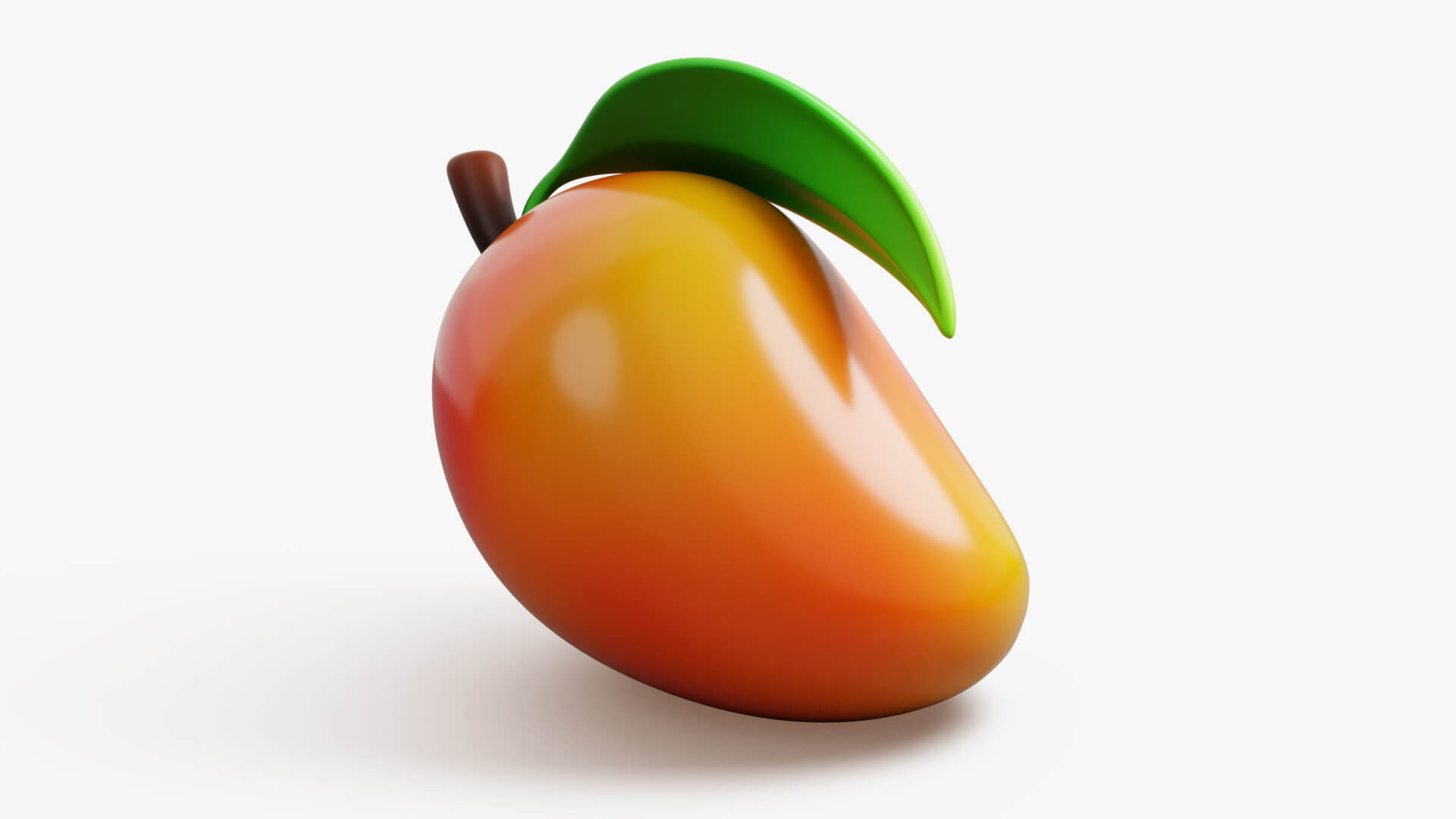 Mango Fruit Stylized - 3D Model by SoulDELF