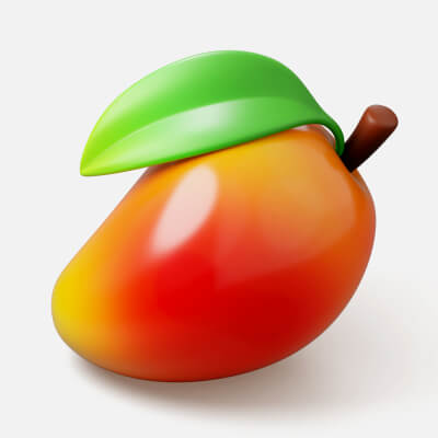 Mango Fruit Stylized - 3D Model by SoulDELF