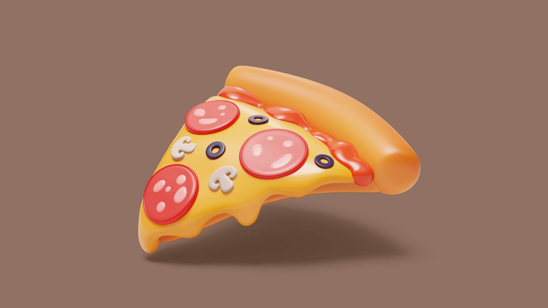 Pizza Stylized - 3D Model by SoulDELF
