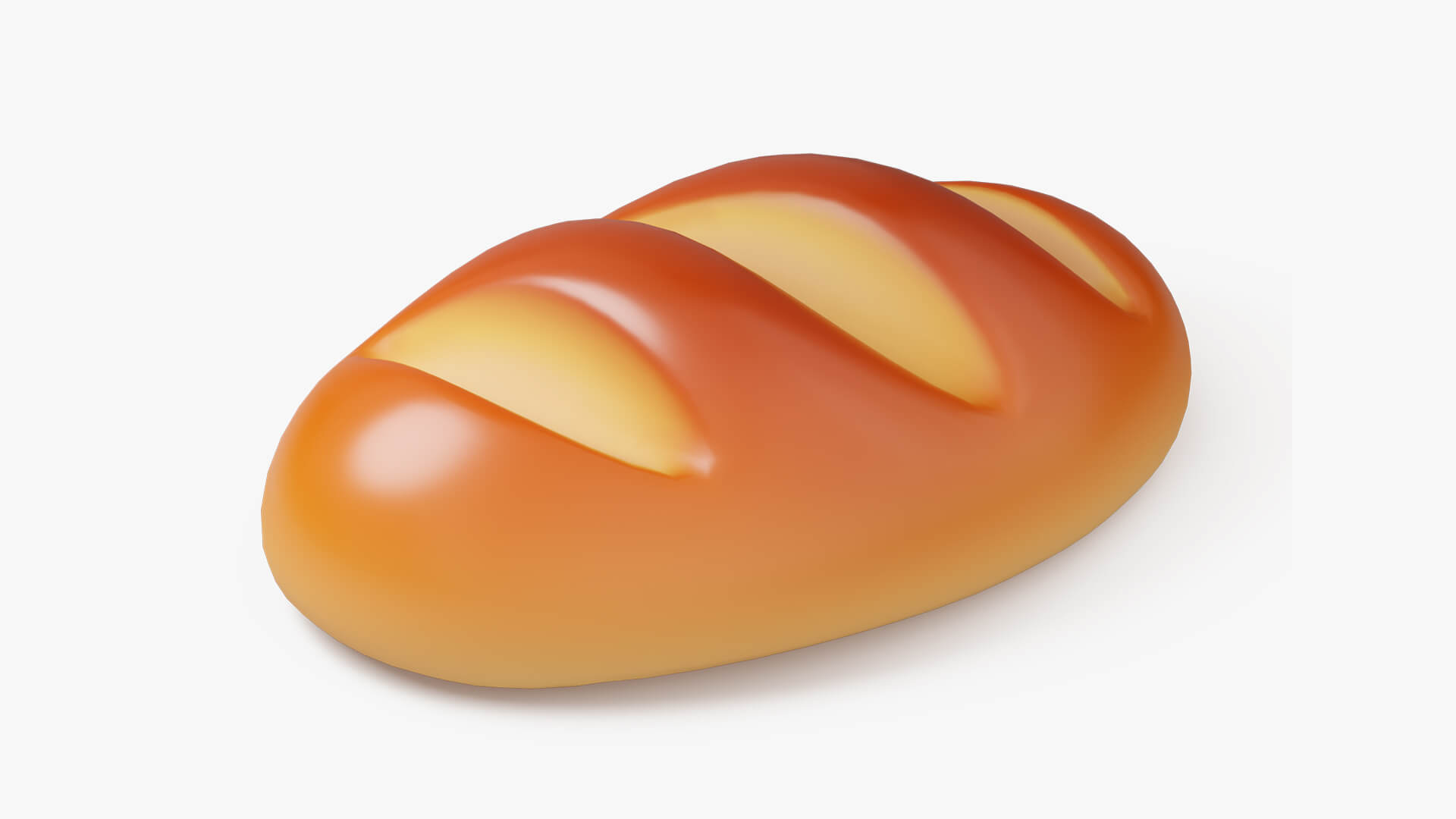 Stylized Bread Loaf - 3D Model by SoulDELF