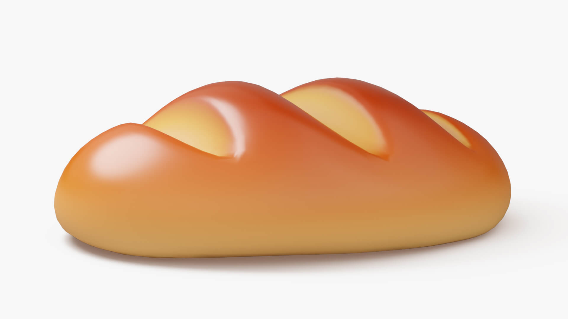 Stylized Bread Loaf - 3D Model by SoulDELF