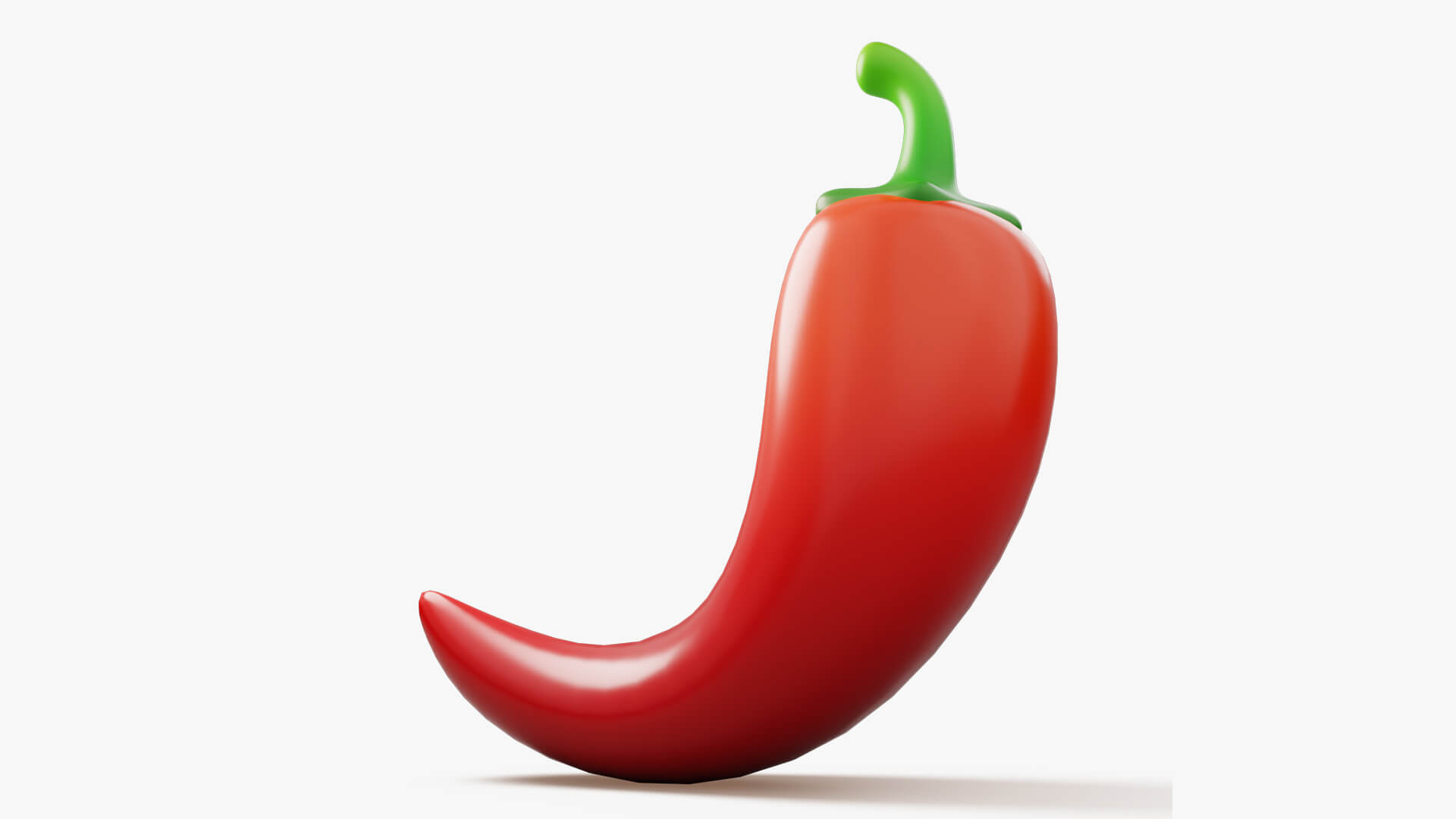 Stylized Chili Pepper - 3D Model by SoulDELF