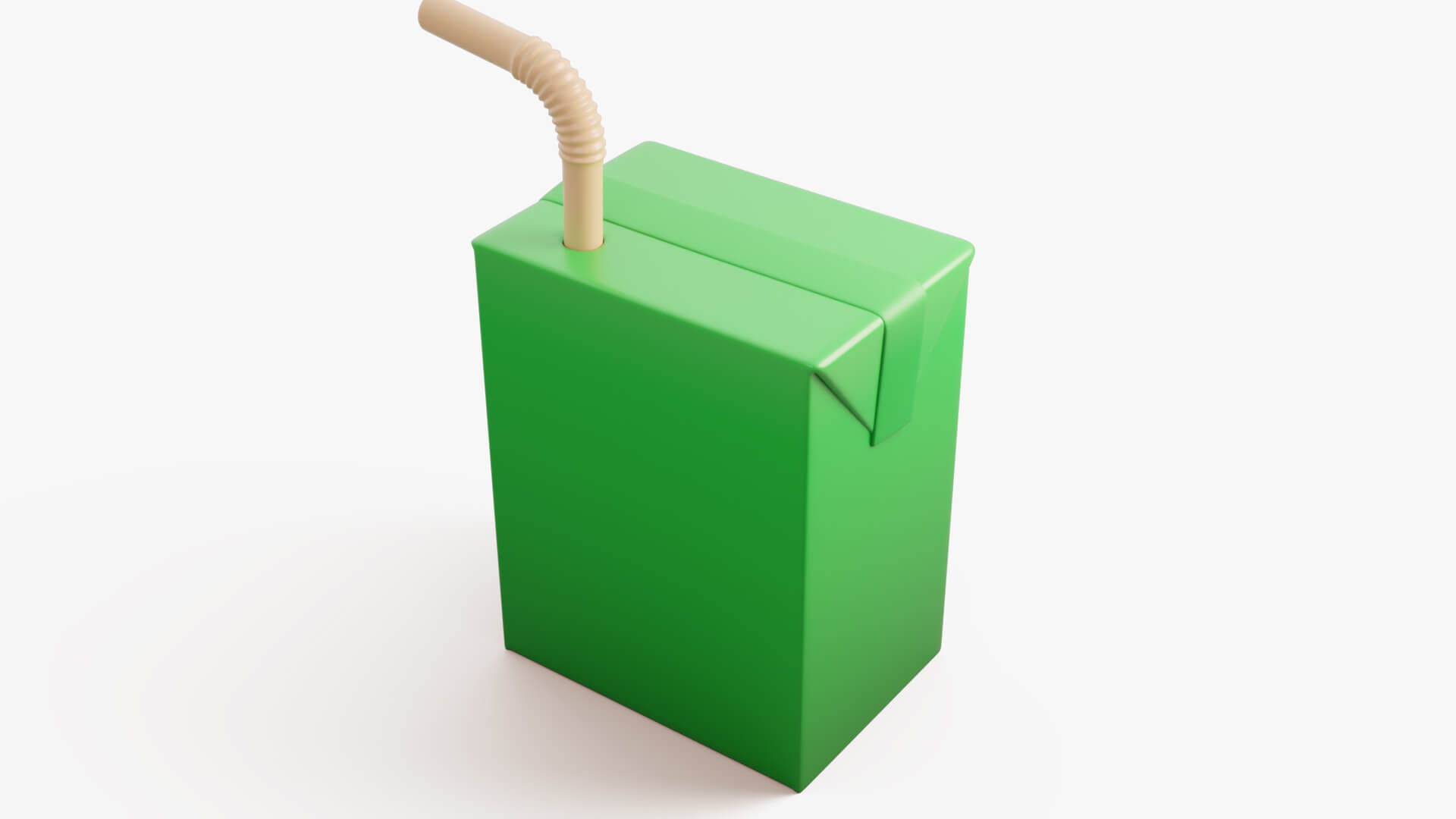 Stylized Juice Box - 3D Model by SoulDELF