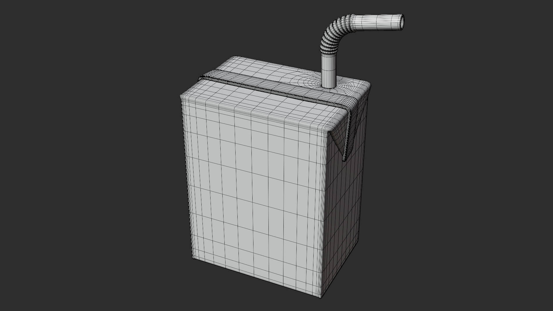 Stylized Juice Box - 3D Model by SoulDELF