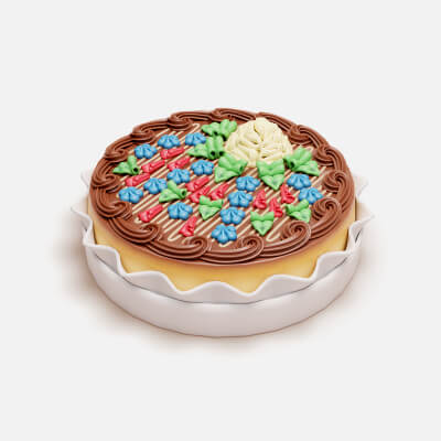 Stylized Kyiv Cake - 3D Model by SoulDELF