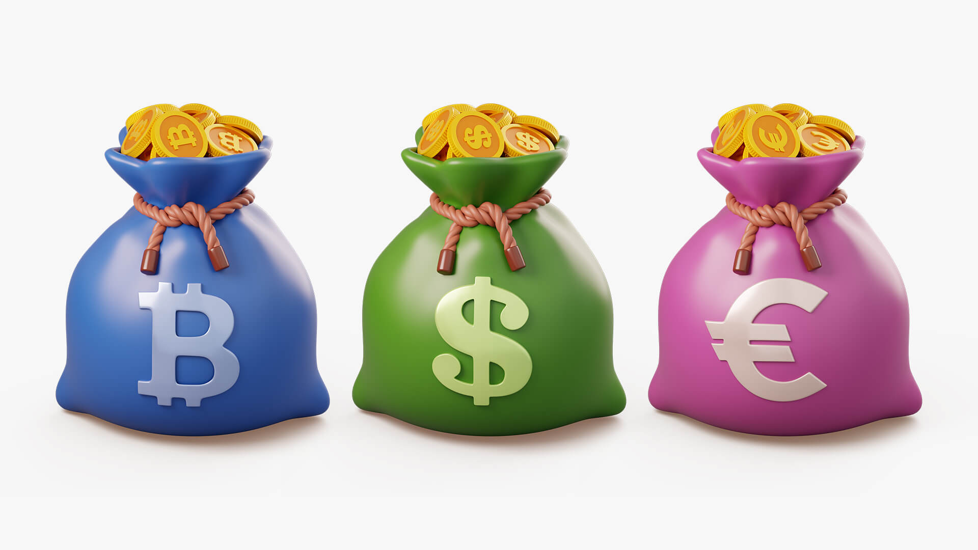 Stylized Money Bag - 3D Model by SoulDELF