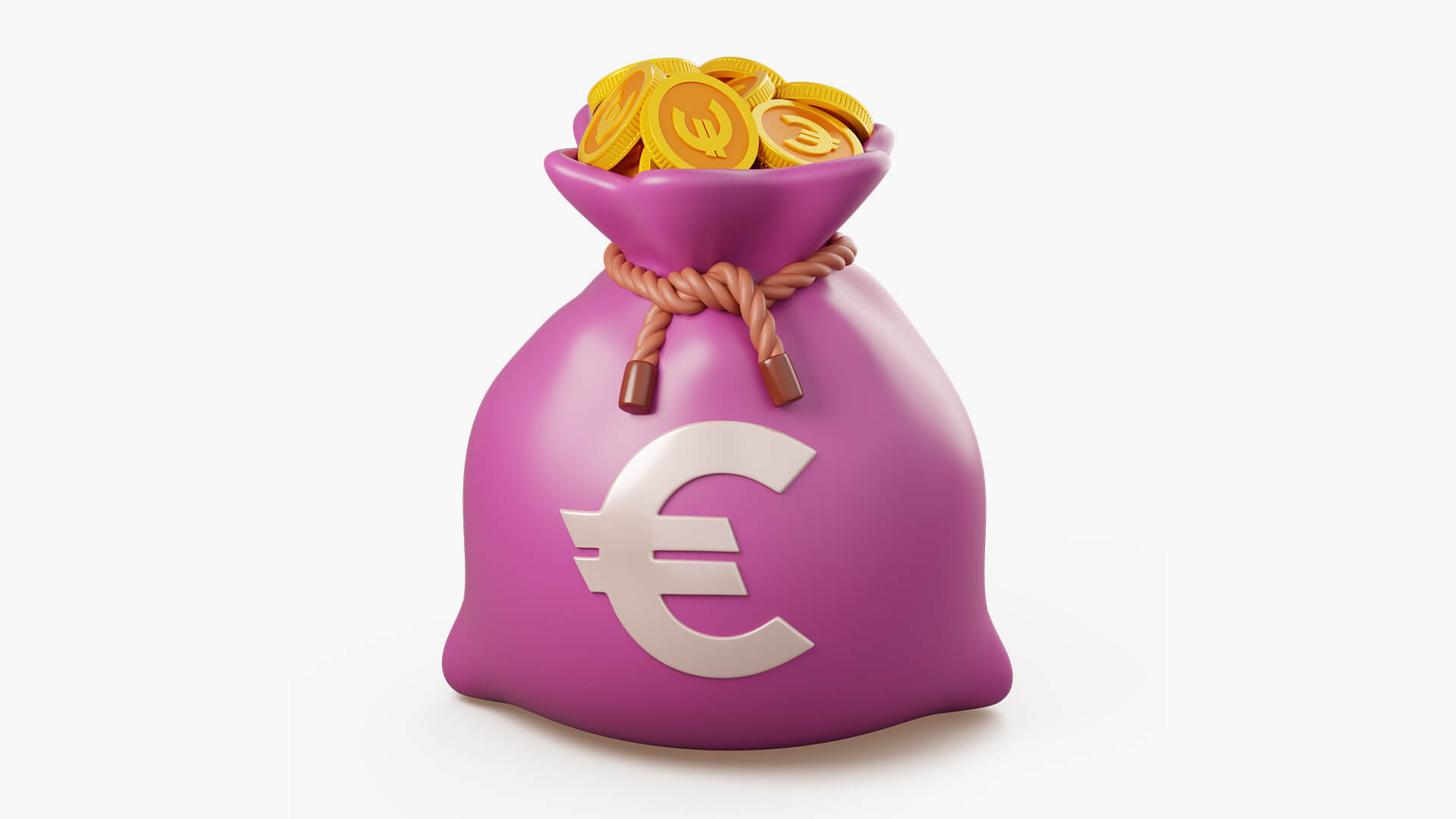 Stylized Money Bag - 3D Model by SoulDELF