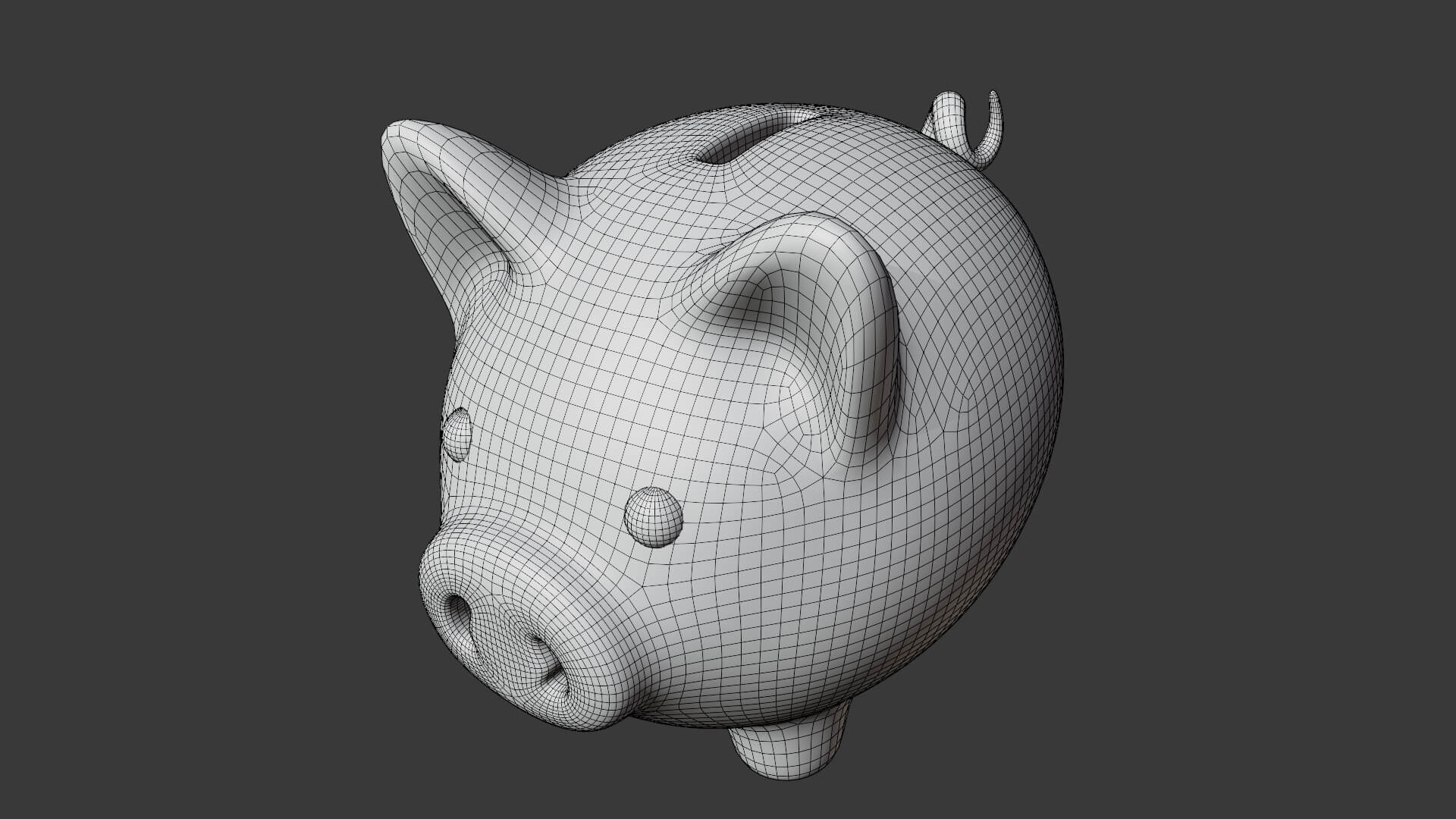 Stylized Piggy Bank - 3D Model by SoulDELF