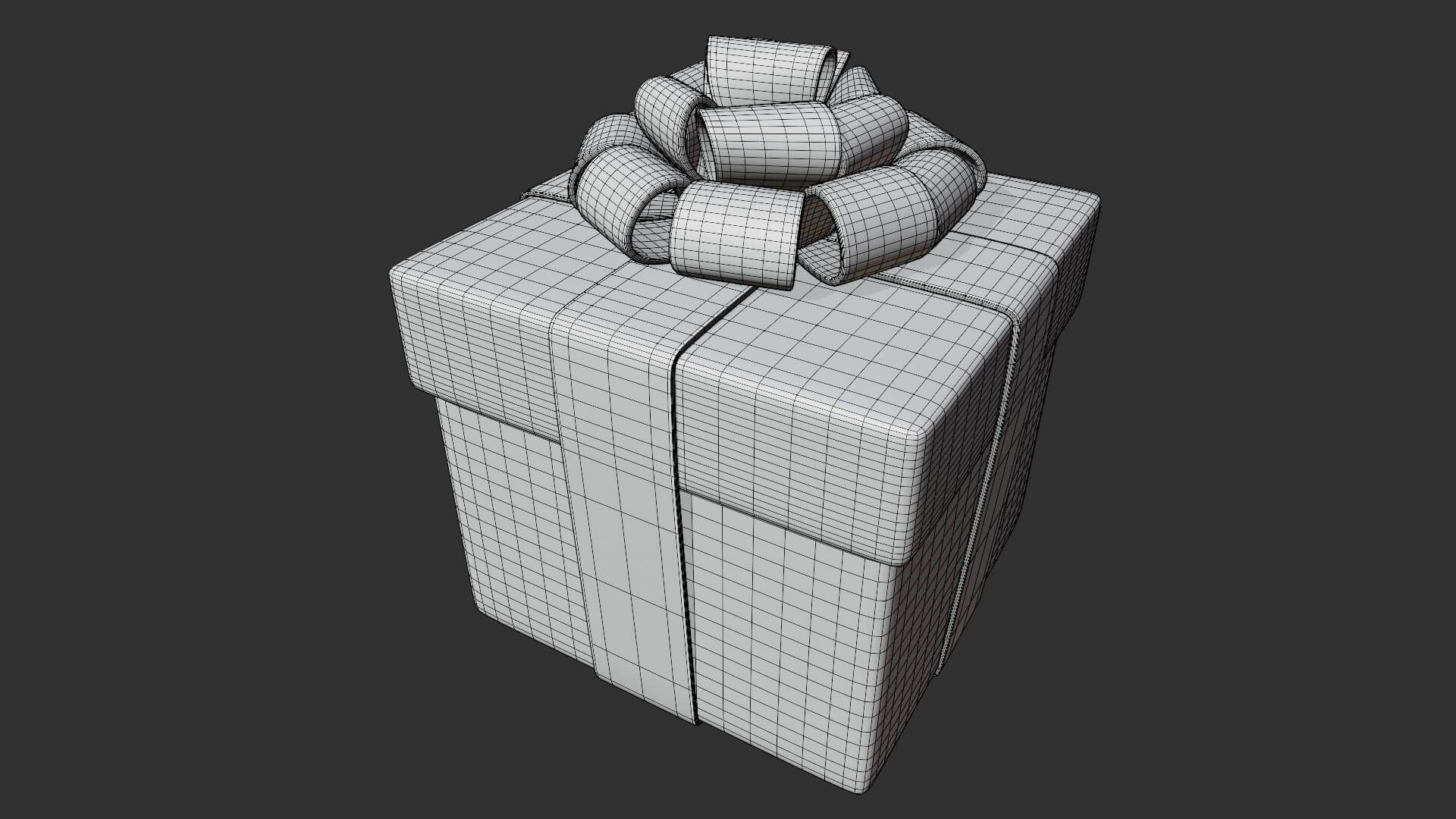Stylized Pink Gift Box - 3D Model by SoulDELF