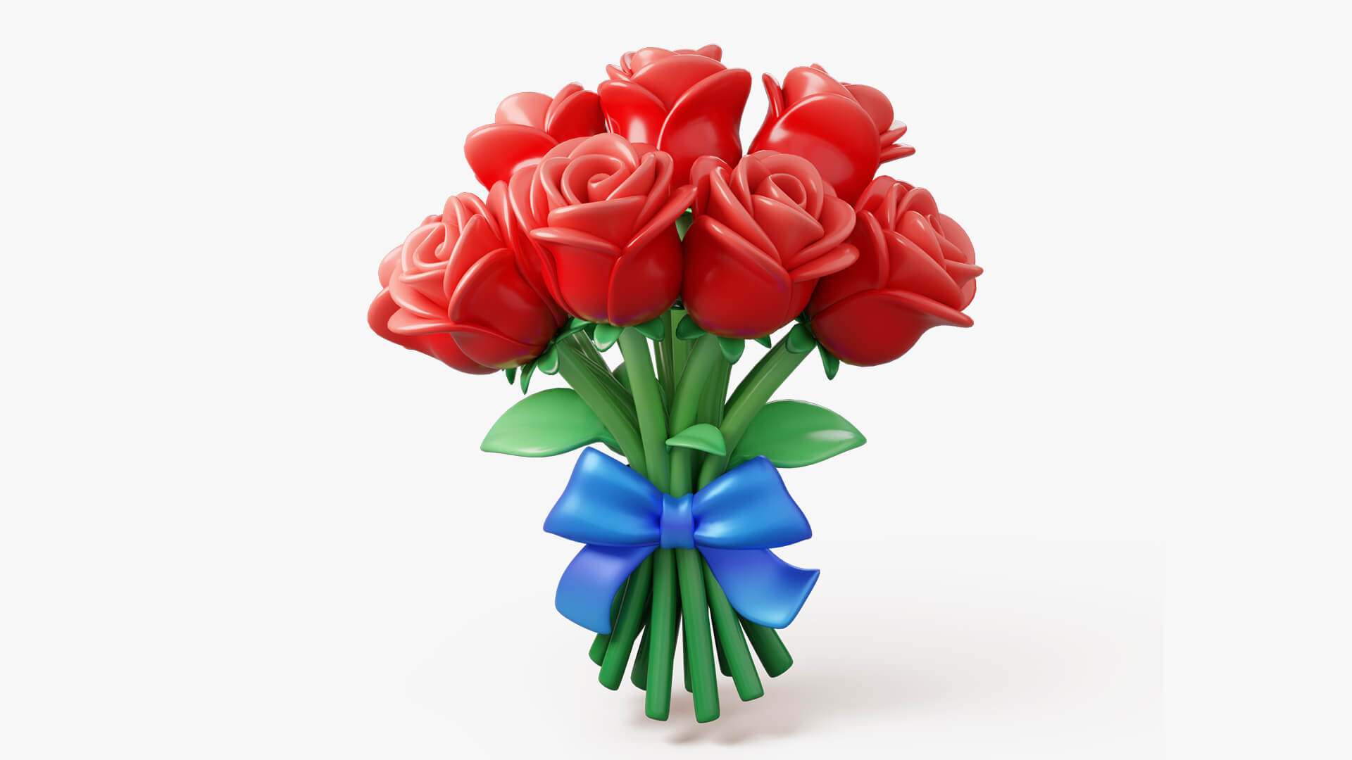 Stylized Rose Bouquet Pack - 3D Model by SoulDELF