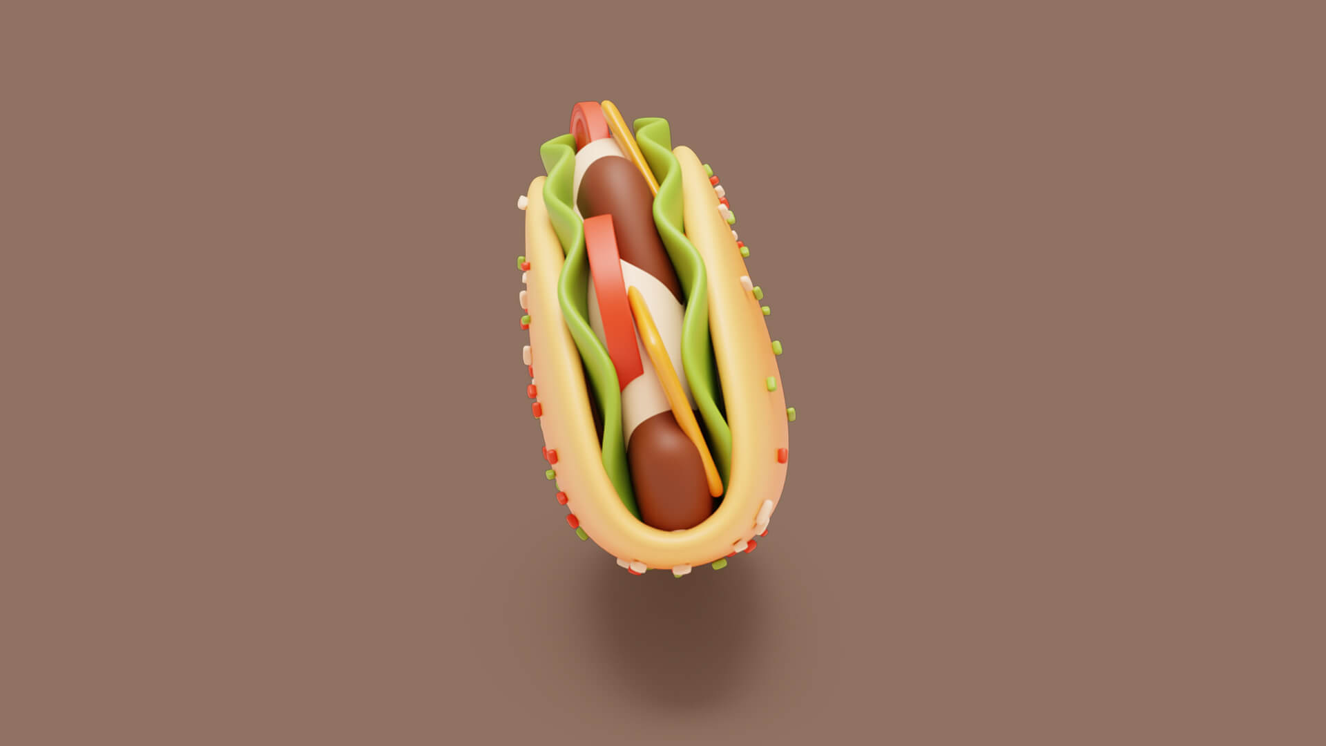 Taco Stylized - 3D Model by SoulDELF