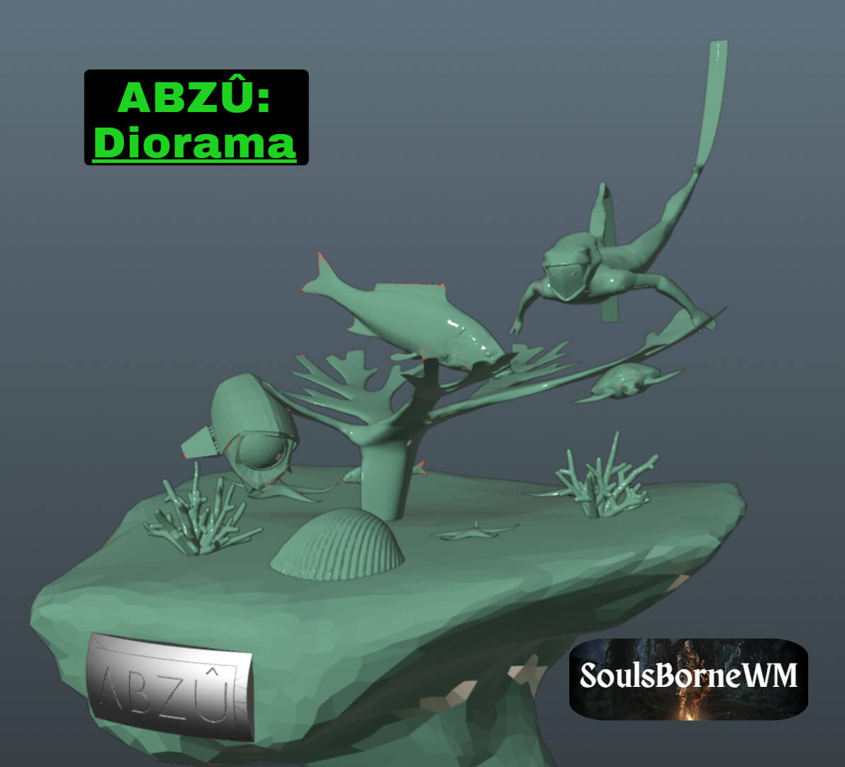 Abzu Diorama - 3D Model by SOULSBORNEWM