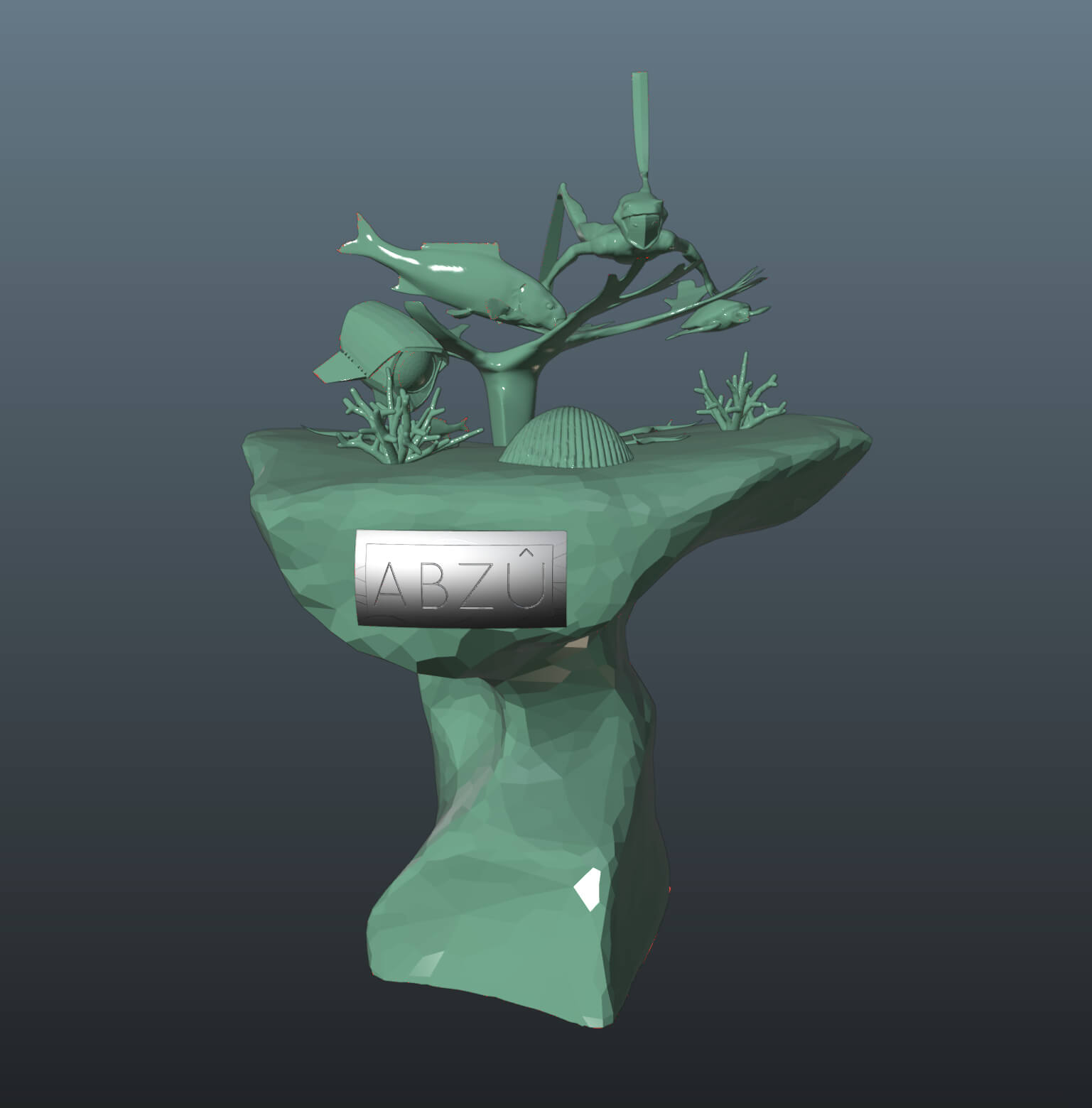 Abzu Diorama - 3D Model by SOULSBORNEWM