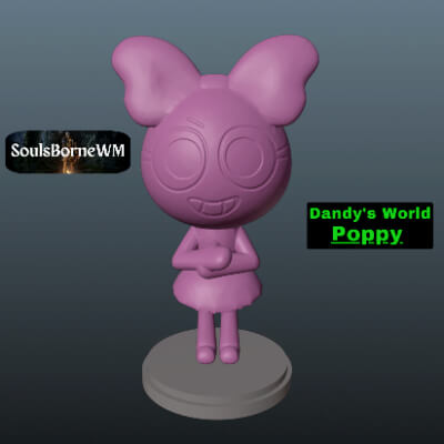 Dandy's World Poppy - 3D Model by SOULSBORNEWM