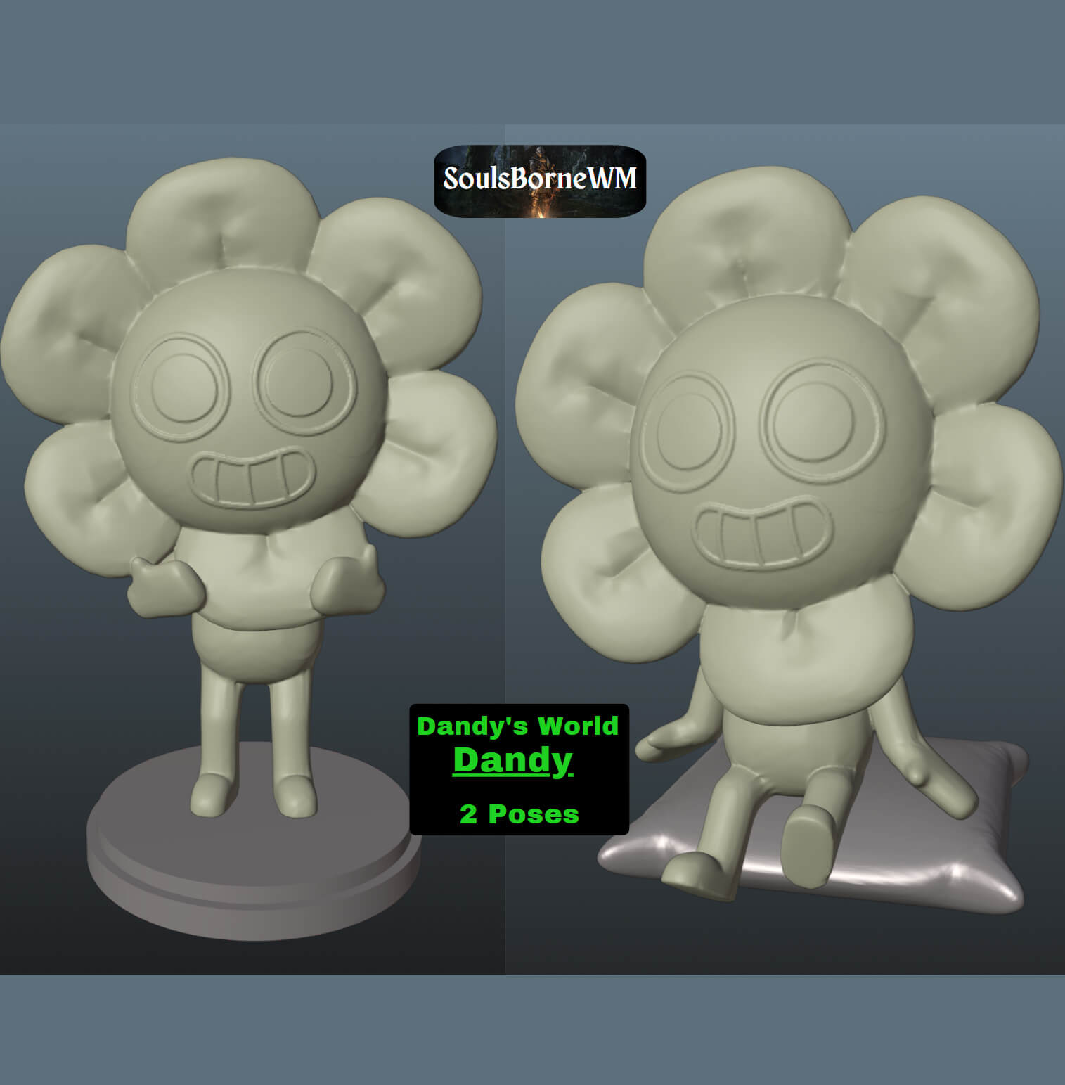 Dandy's World Dandy - 3D Model by SOULSBORNEWM