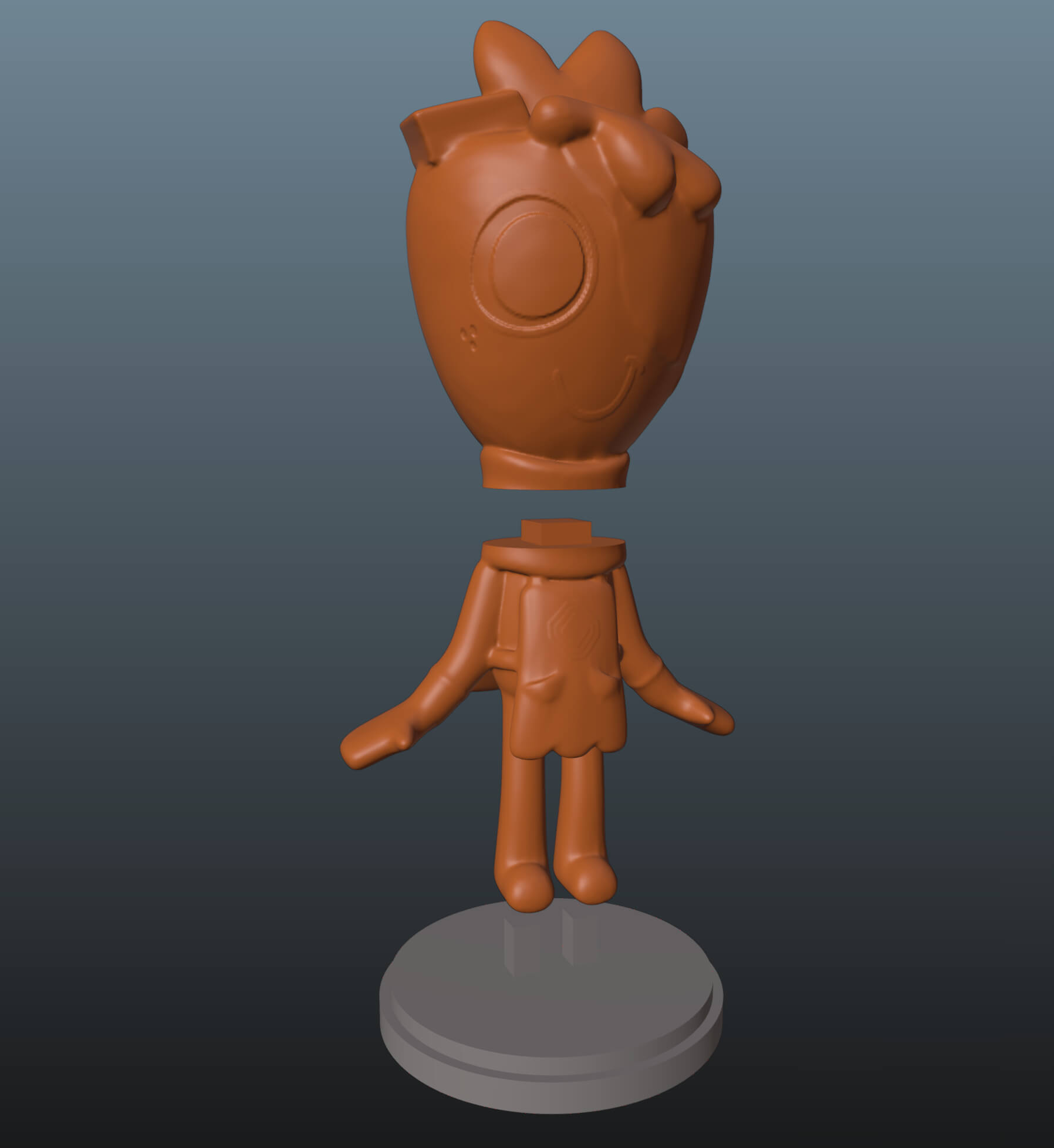 Dandy's World Skin Salted Caramel Sprout - 3D Model by SOULSBORNEWM