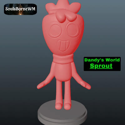 Dandy's World Sprout - 3D Model by SOULSBORNEWM