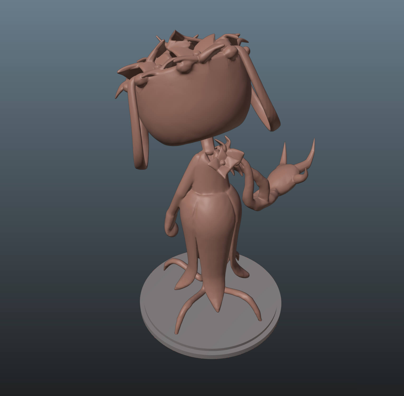 Dandy's World Twisted Bassie - 3D Model by SOULSBORNEWM