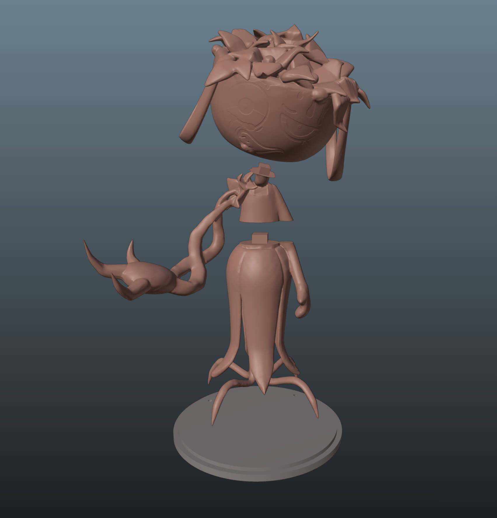 Dandy's World Twisted Bassie - 3D Model by SOULSBORNEWM