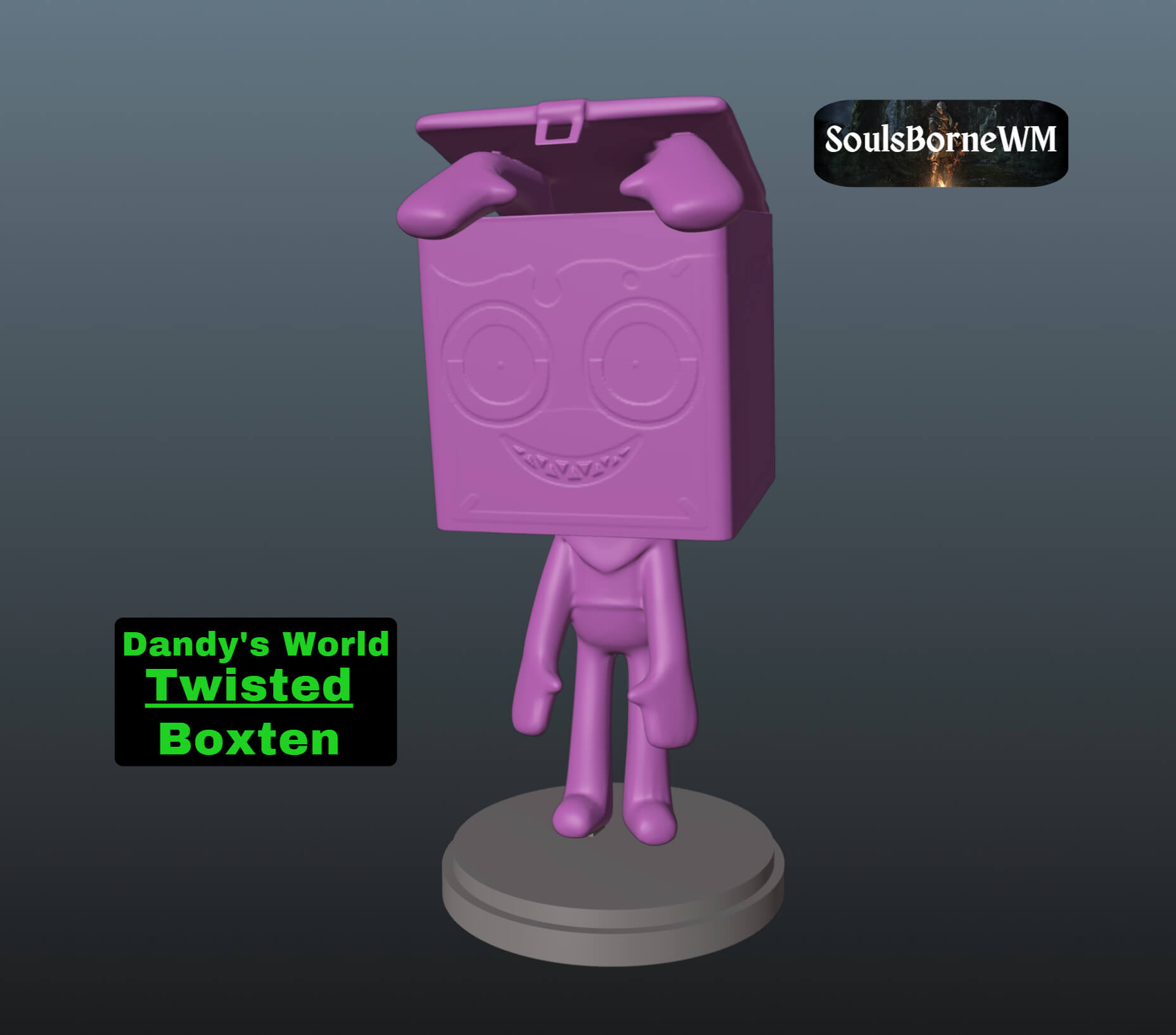 Dandy's World Twisted Boxten - 3D Model by SOULSBORNEWM